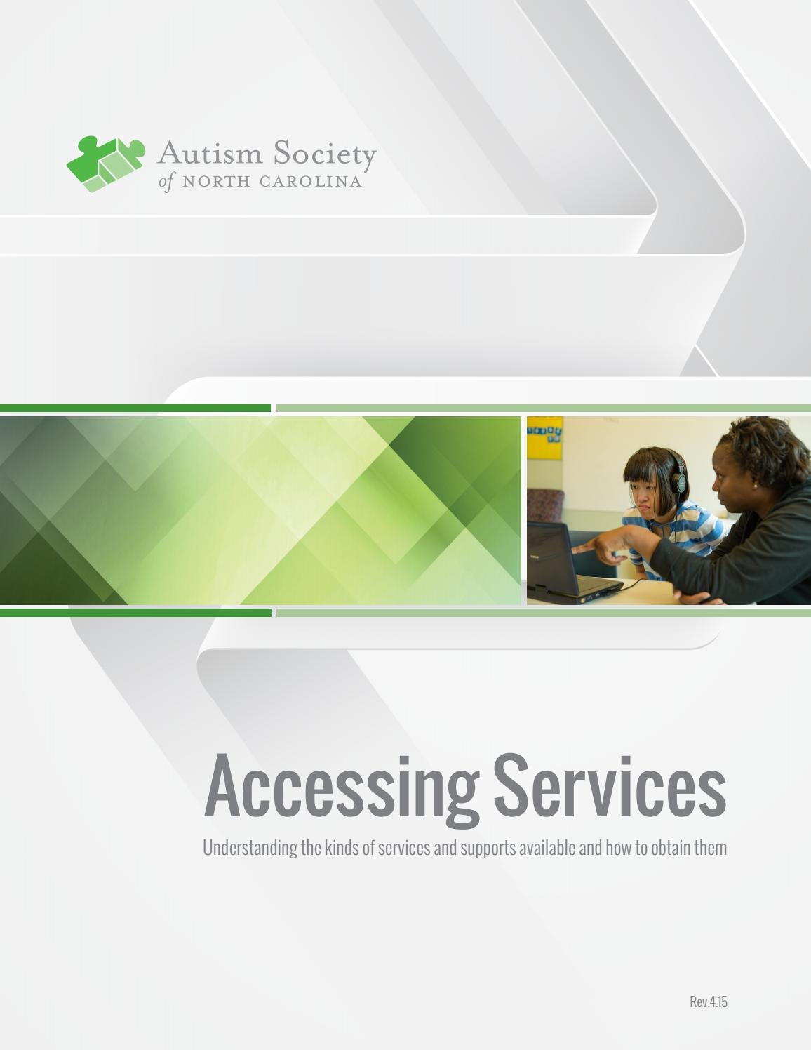 Accessing Services Toolkit by Autism Society of North Carolina - Issuu