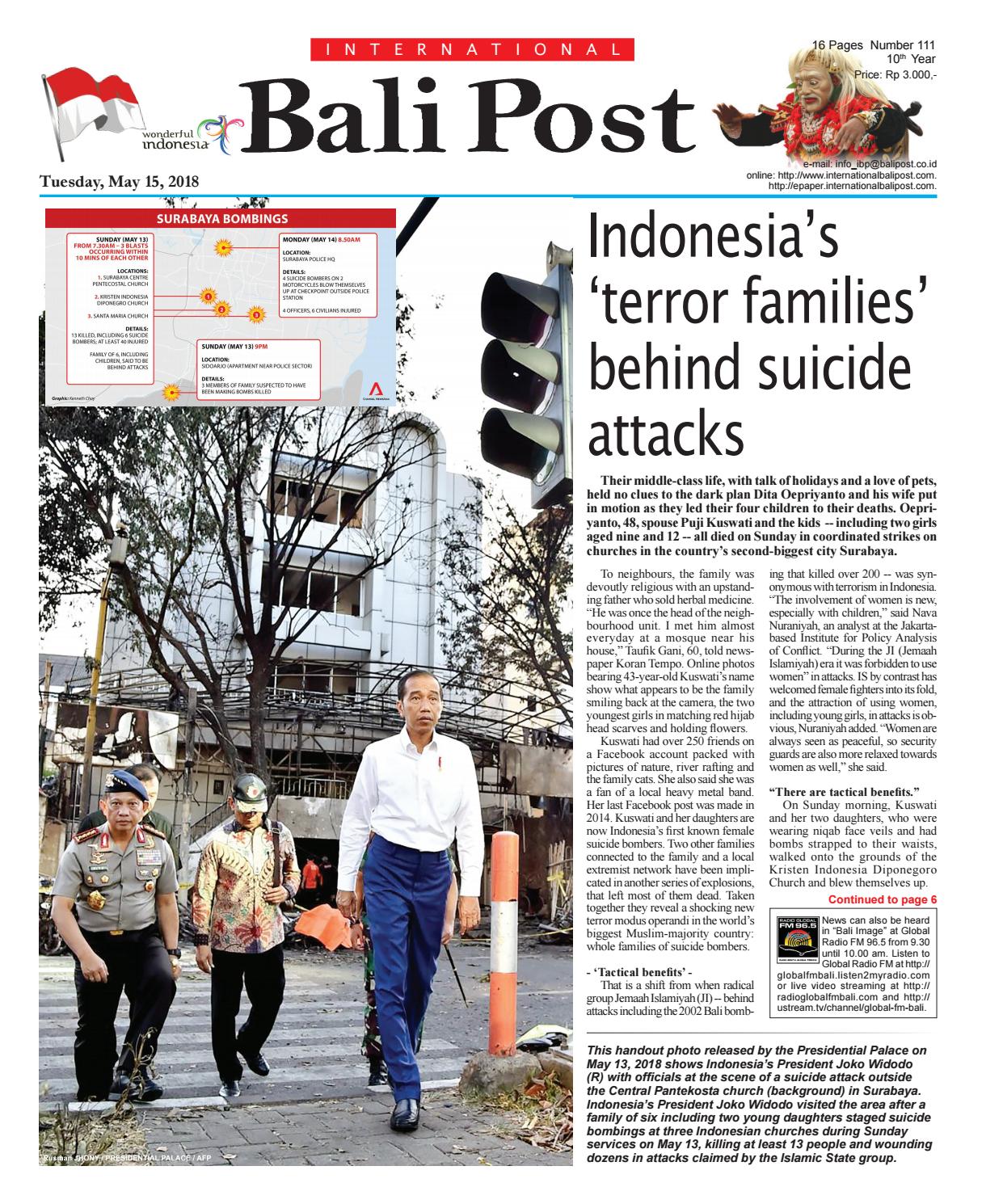 Edition Tuesday, May 15, 2018 | Internasional Bali Post by e-Paper KMB ...