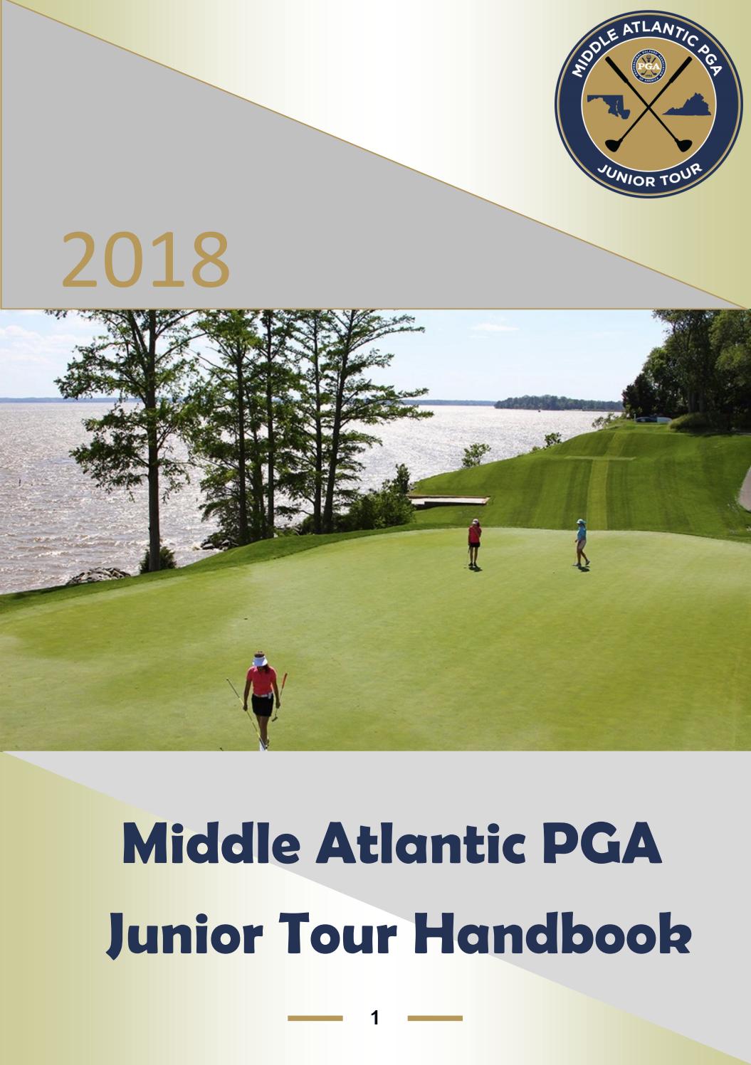 2018 MAPGA Junior Tour Handbook by Middle Atlantic PGA - Issuu