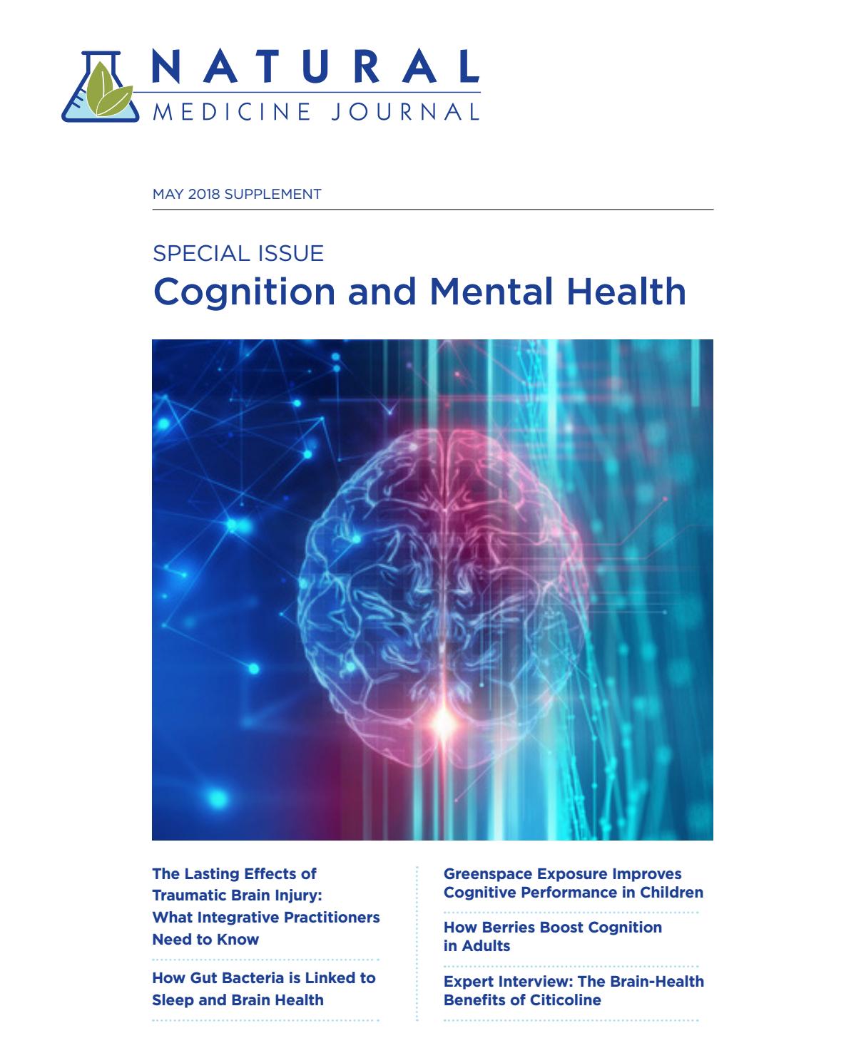 Natural Medicine Journal Cognition and Mental Health Supplement by ...