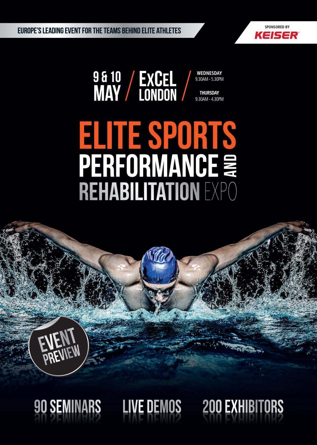 Elite Sport Performance & rehabilitation Expo 2018 by Fortem ...