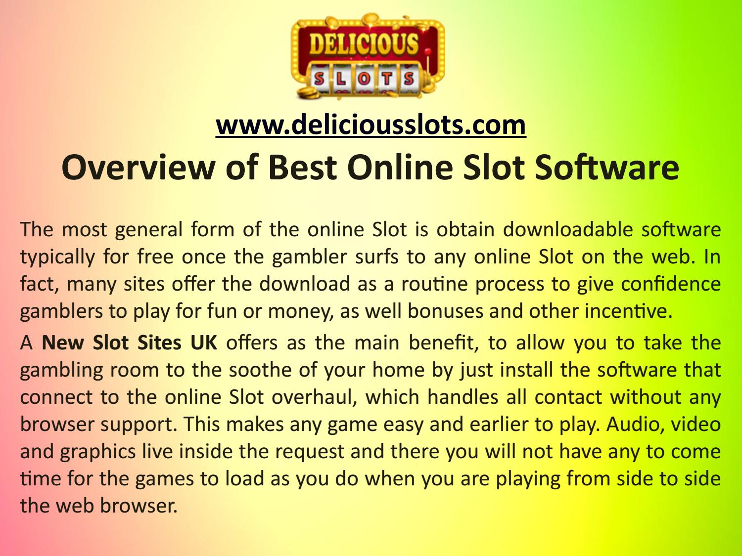 Overview of Best Online Slot Software by Summay Sanga - Issuu
