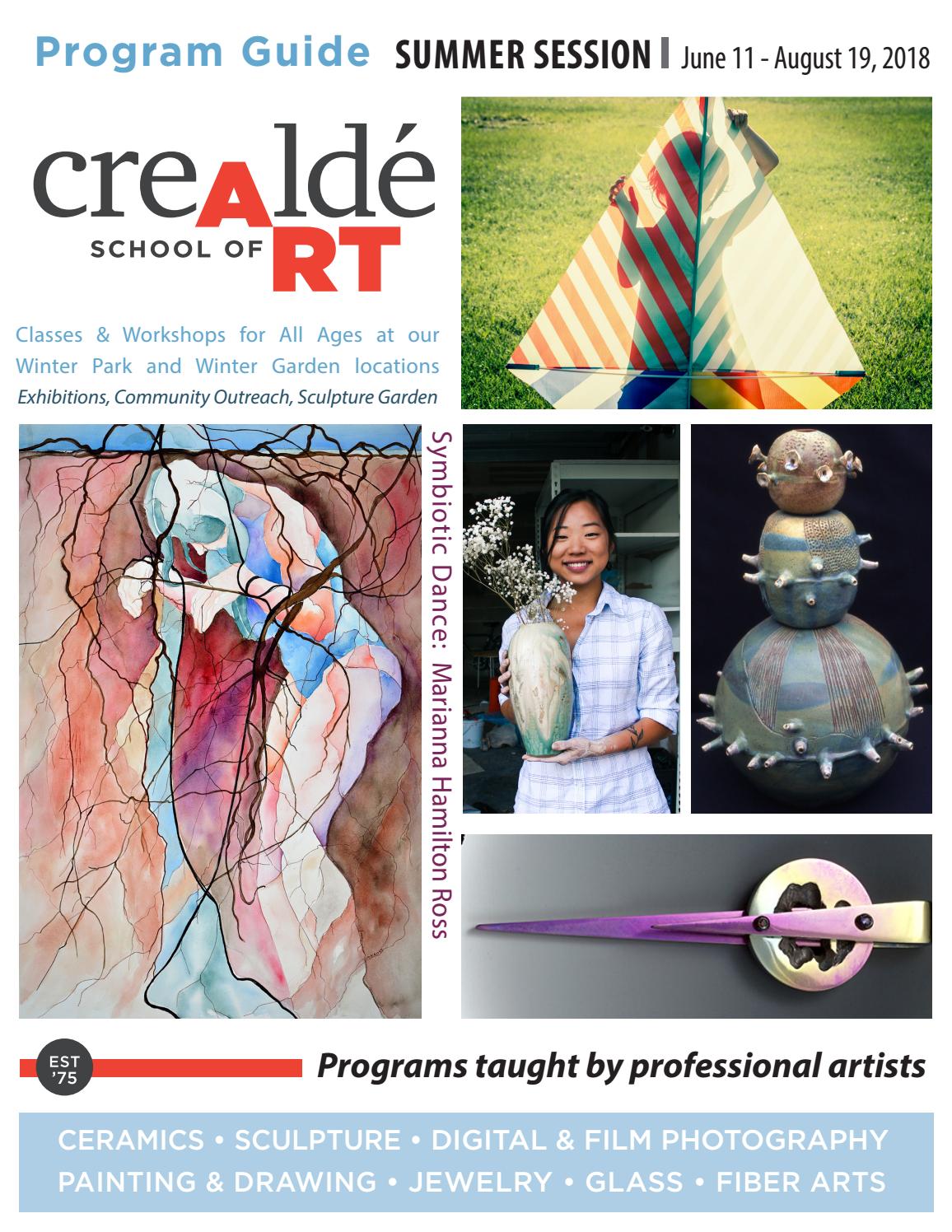 Crealde Program Guide Summer 2018 by Crealde School of Art - Issuu