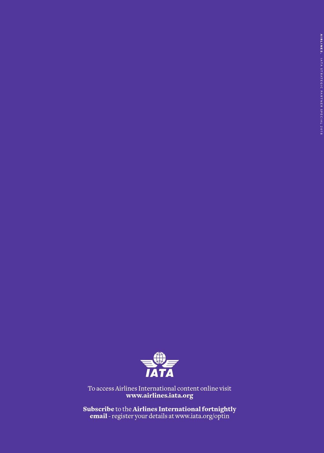 IATA Strategic Partner Special 2018 by Redactive Media Group - Issuu