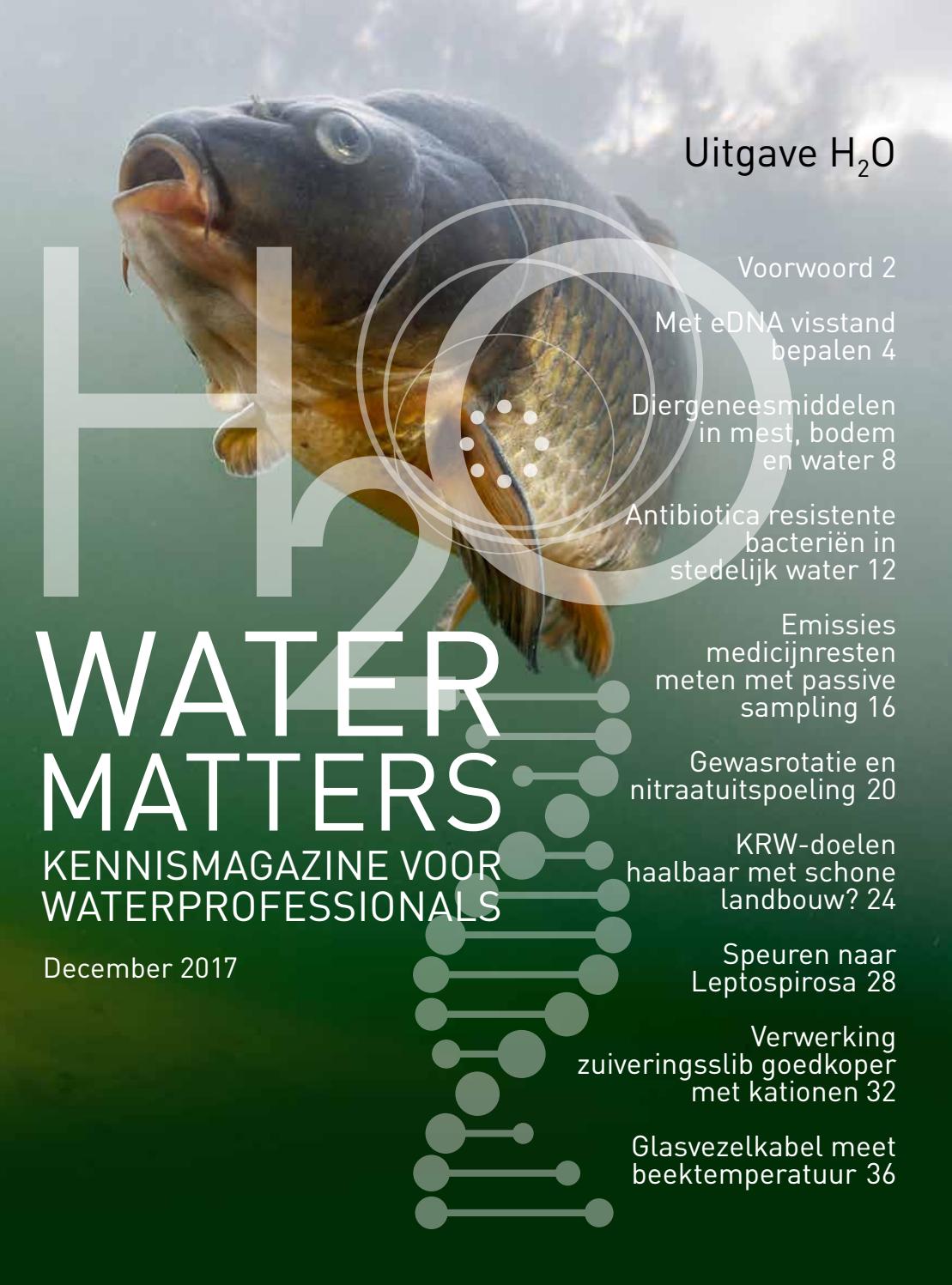 Water Matters december 2017 by H2O magazine - Issuu