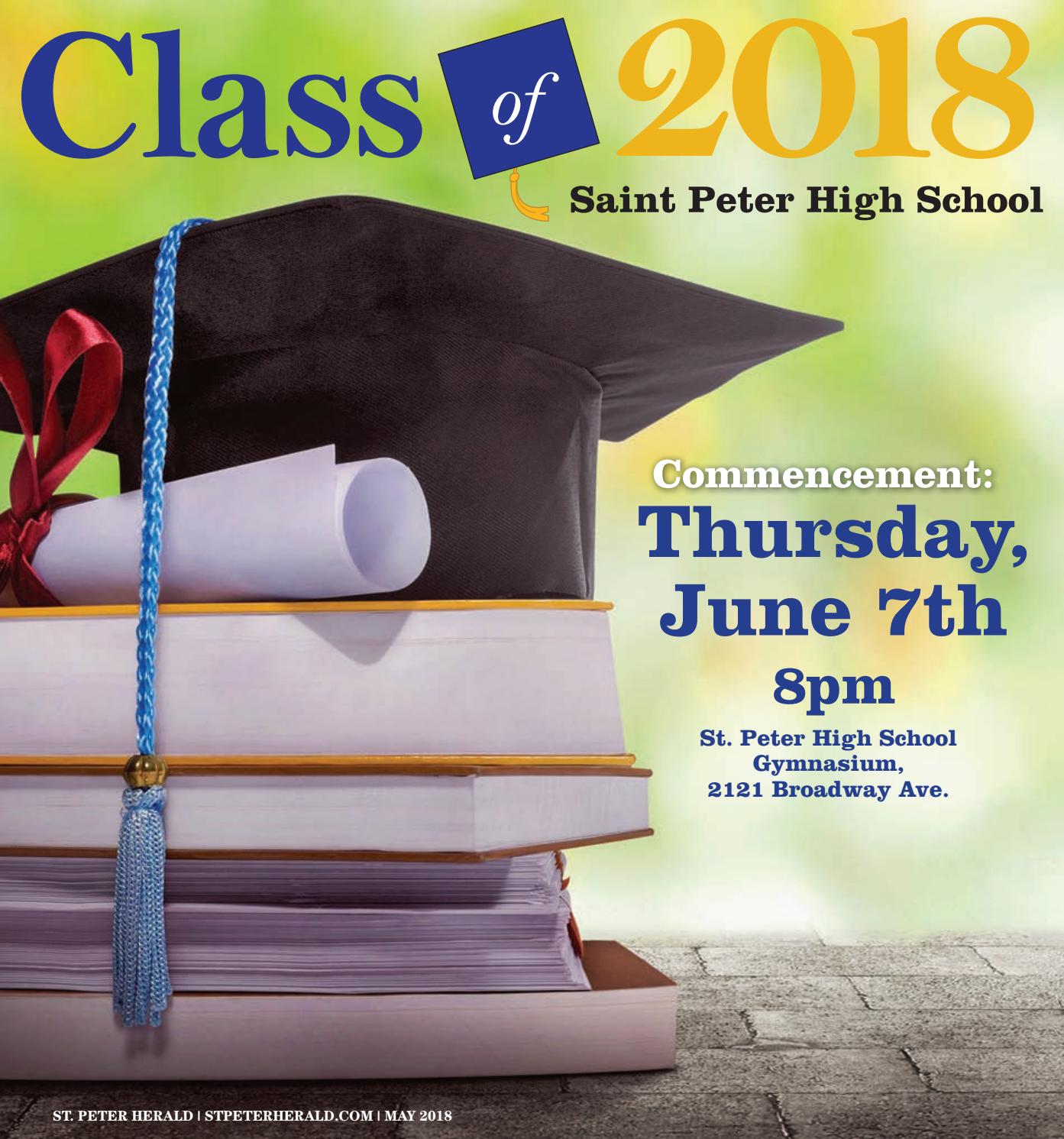 St peter graduation 2018 by Kate Noet - Issuu