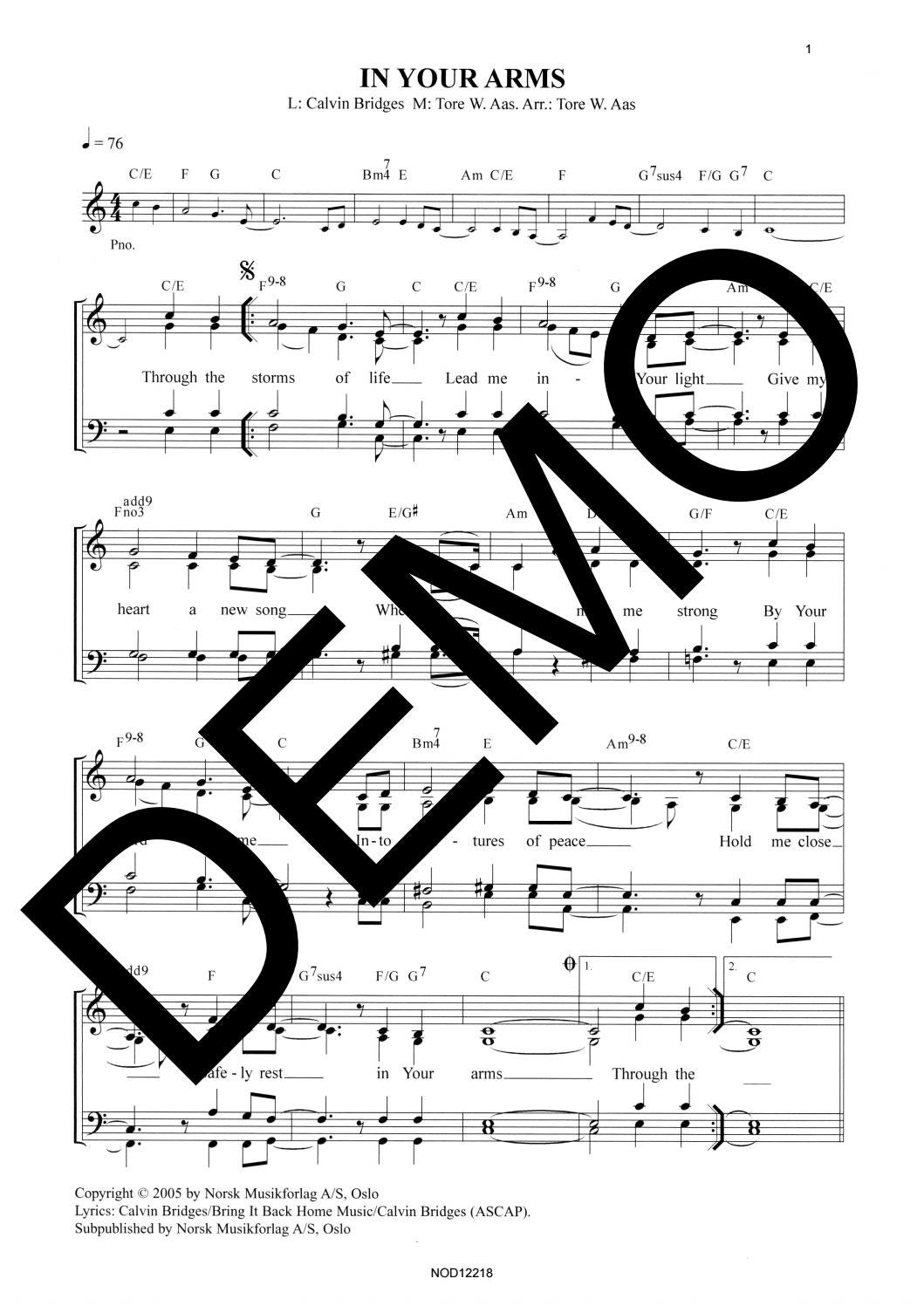 Oslo Gospel Choir - In Your Arms by Musikkforlagene - Issuu