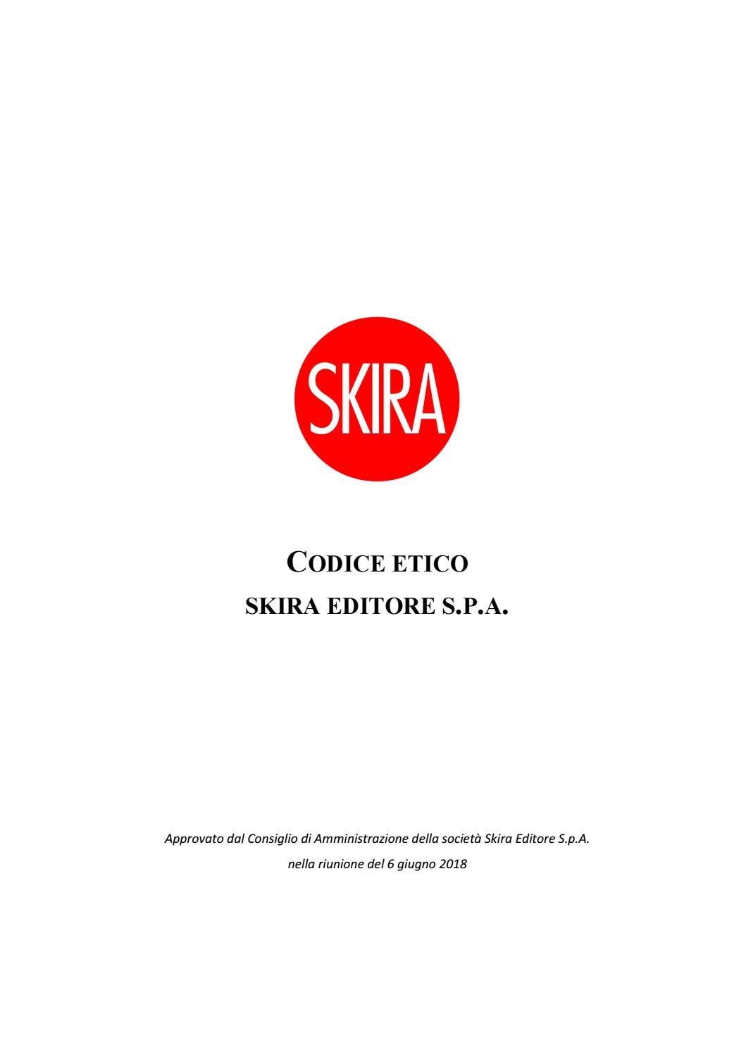 Codice etico 2018 by Skira editore - Issuu