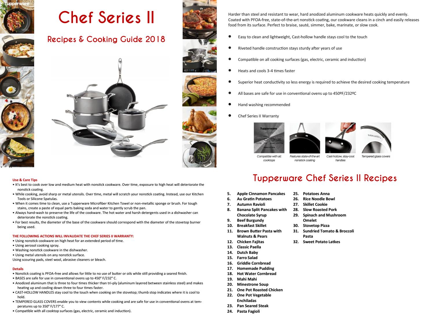 Tupperware Chef series recipes & cooking guide 2018 by TW Consultant ...