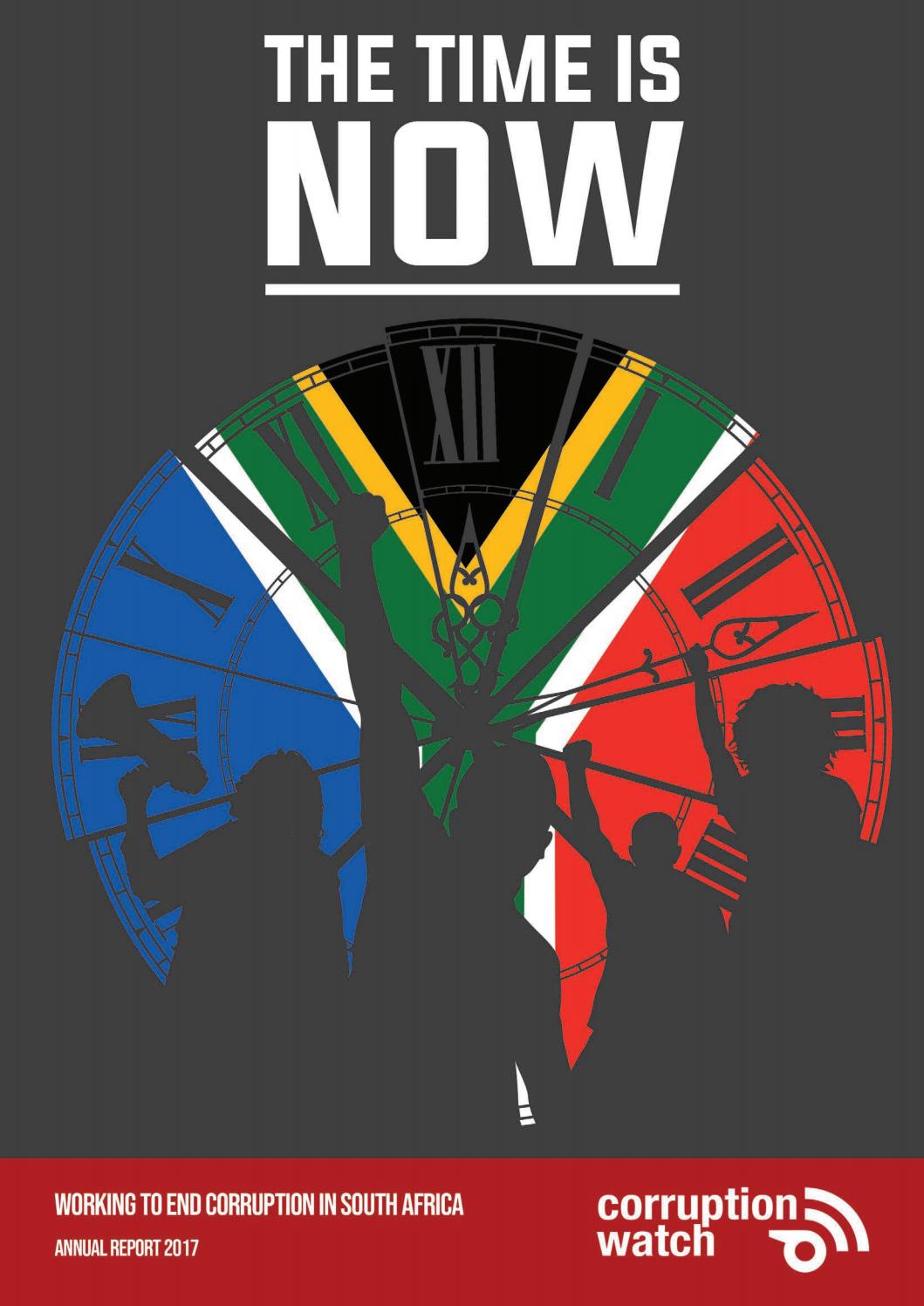 Corruption Watch | "The Time Is Now" Annual Report 2017 by Agent Orange ...