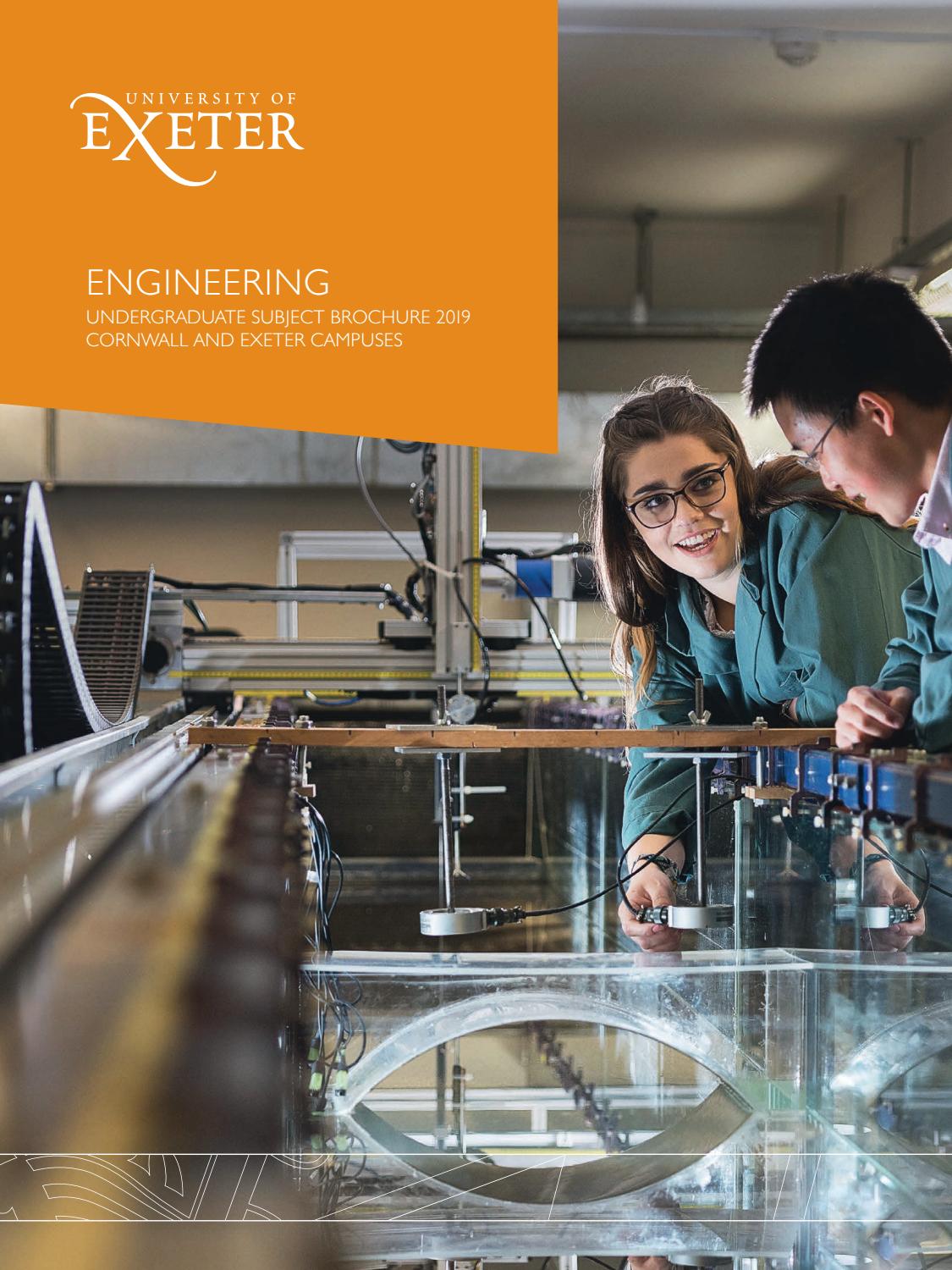 Engineering Undergraduate Subject Brochure 2019 by University of Exeter ...