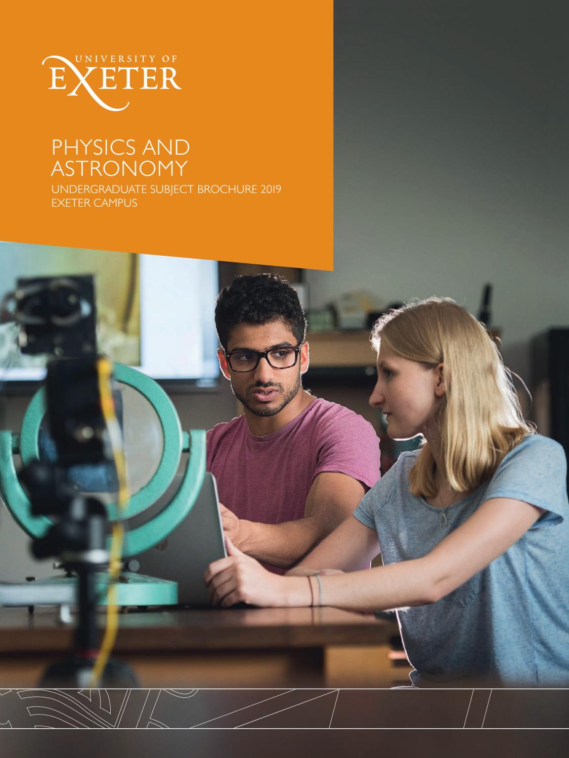 Physics and Astronomy Undergraduate Subject Brochure 2019 by University ...