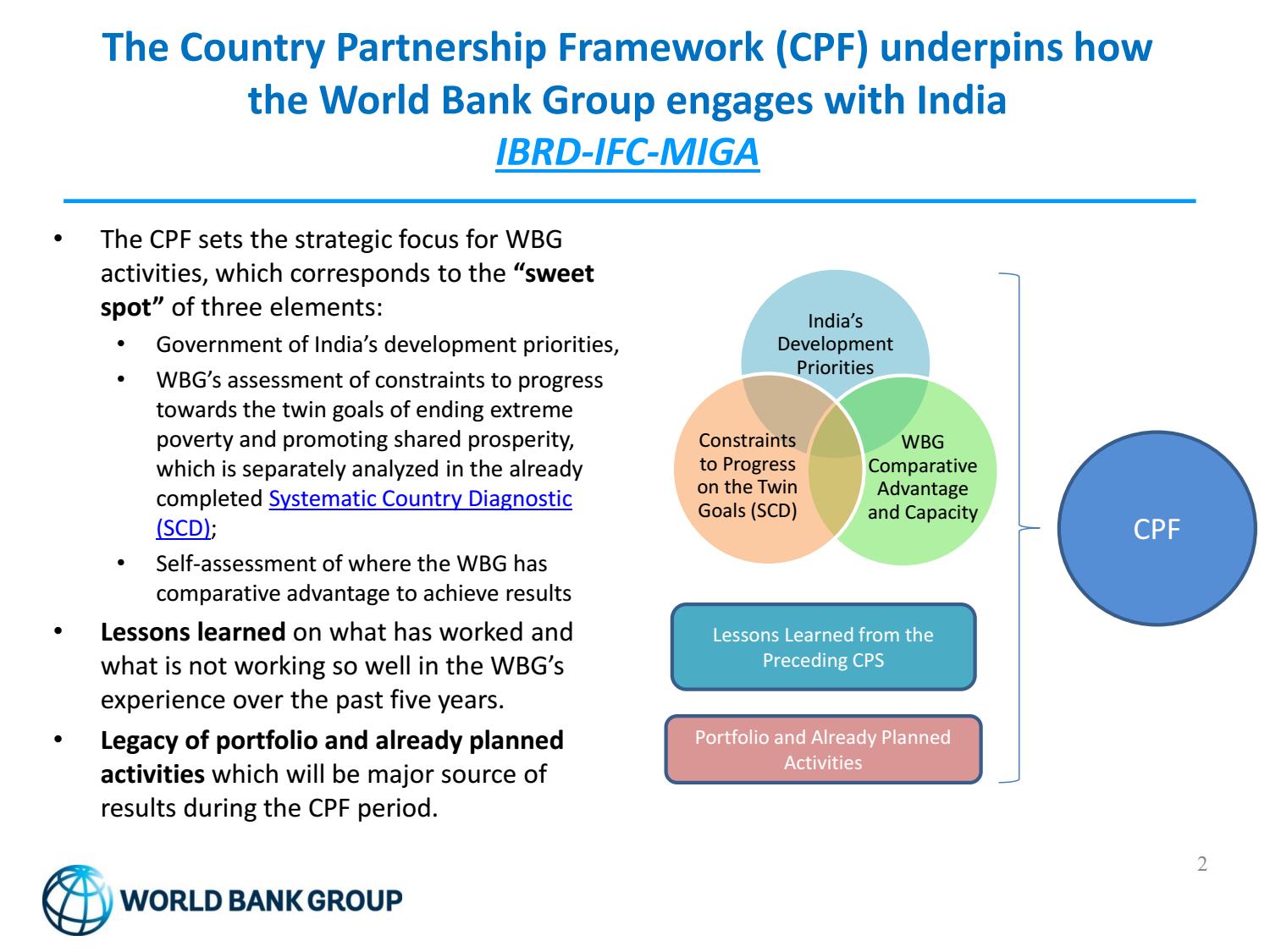 The World Bank Group’s Draft Country Partnership Framework for India ...