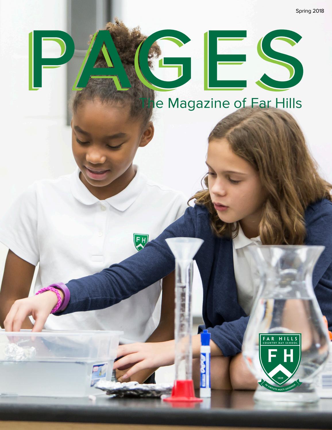 PAGES: Spring 2018 by Far Hills Country Day School - Issuu