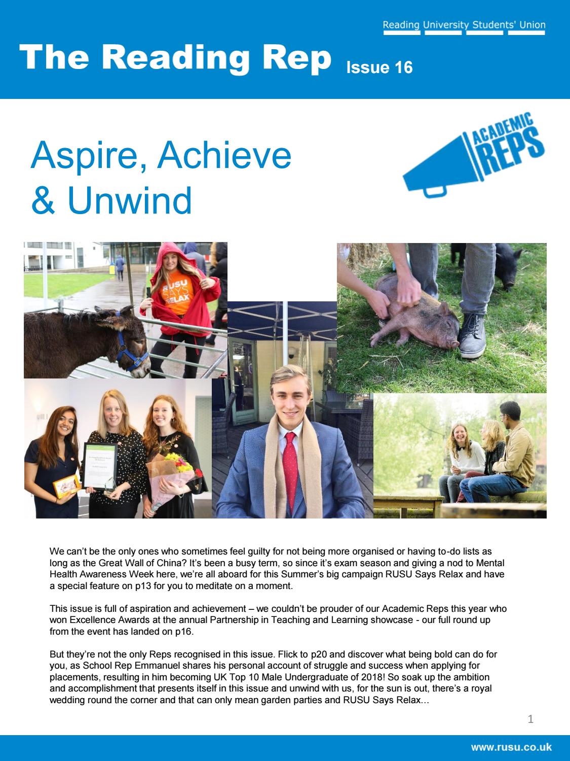 The Reading Rep issue 16 by Reading Students' Union - Issuu