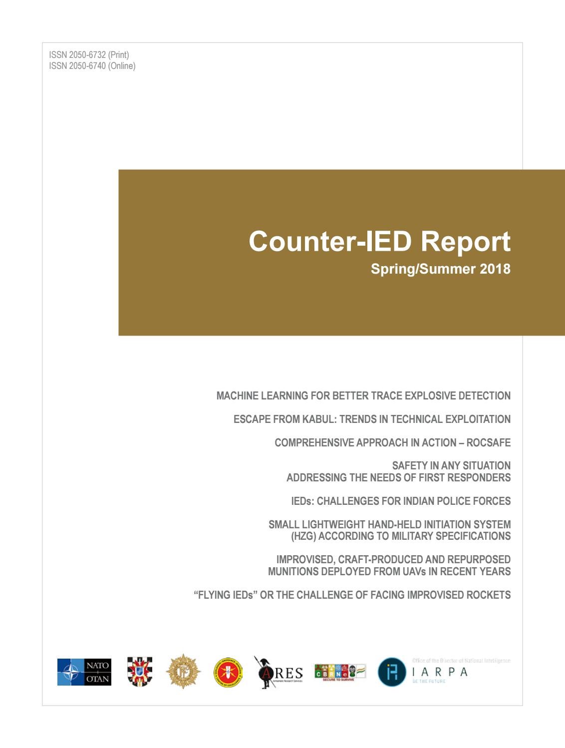 Counter-IED Report Spring-Summer 2018 - preview edition by Delta ...