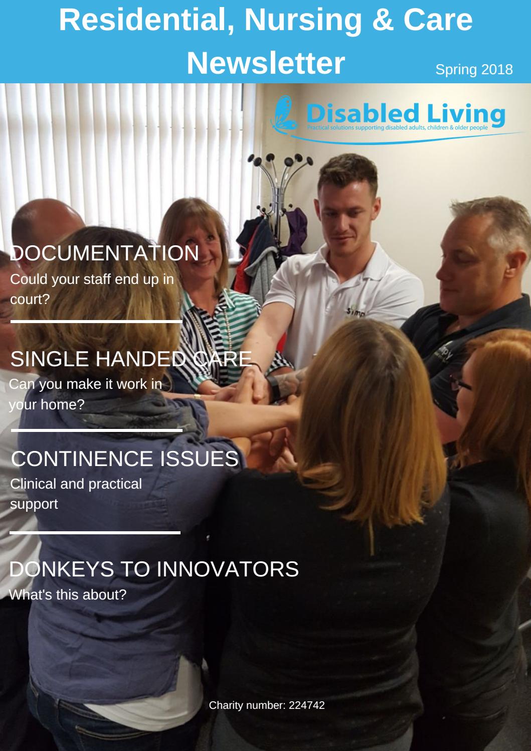 Residential, Nursing & Care Newsletter Spring Edition by Disabled ...