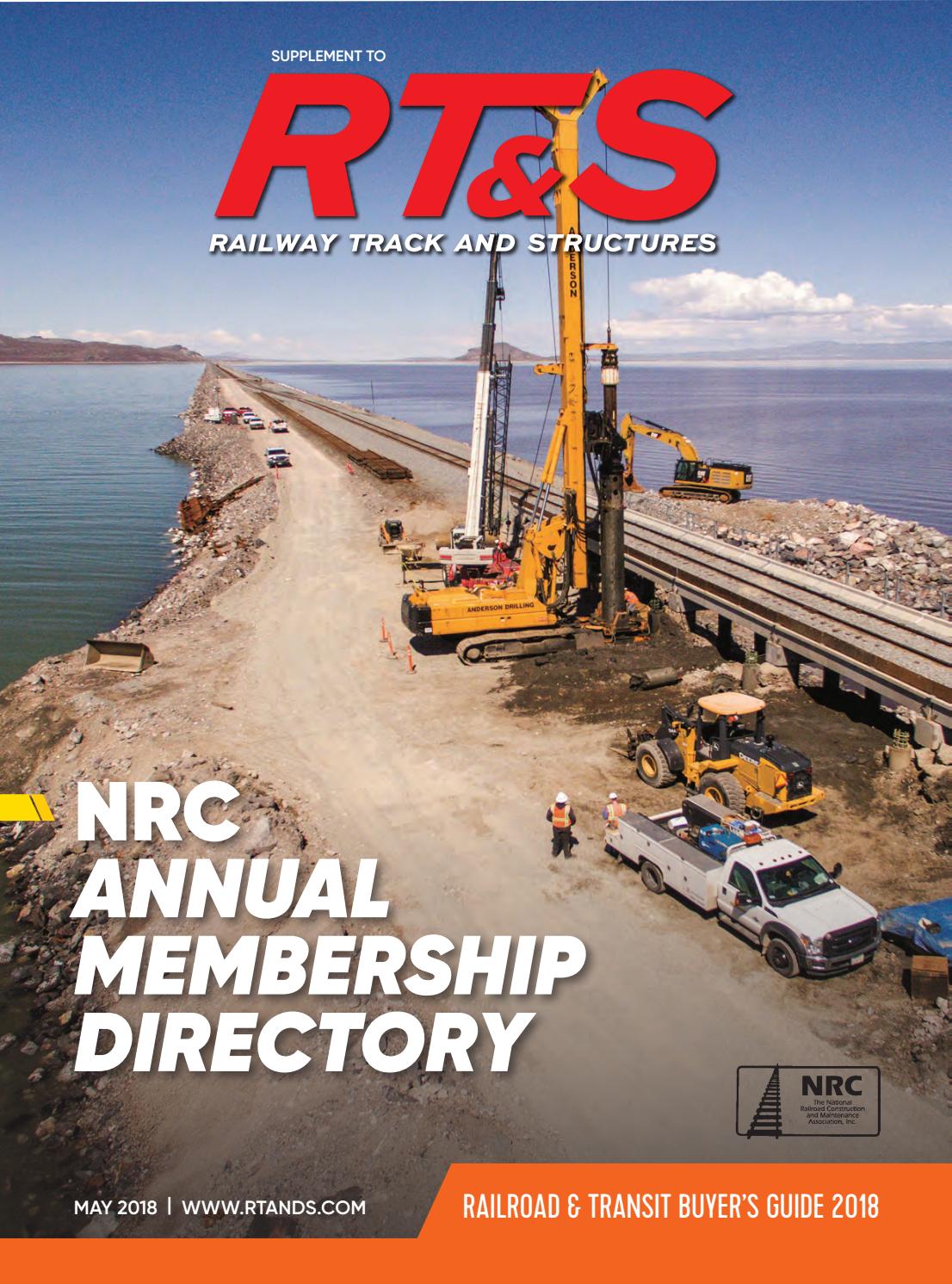NRC Directory 2018 by Railway Track & Structures - Issuu