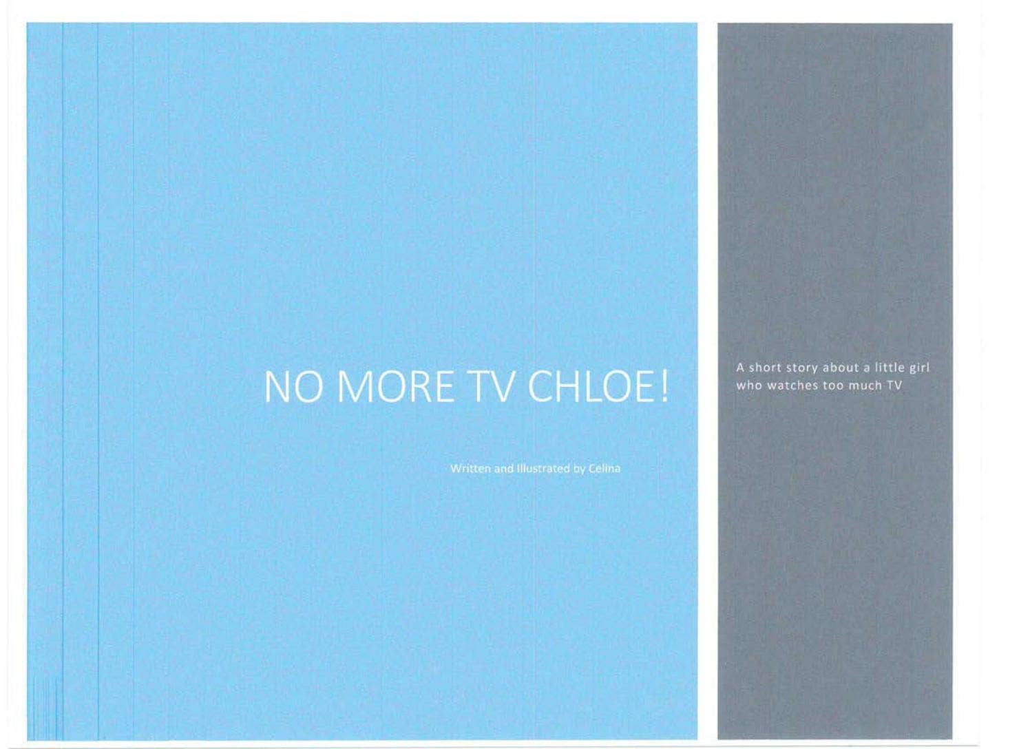 No More TV Chloe! by New Hampshire PBS - Issuu