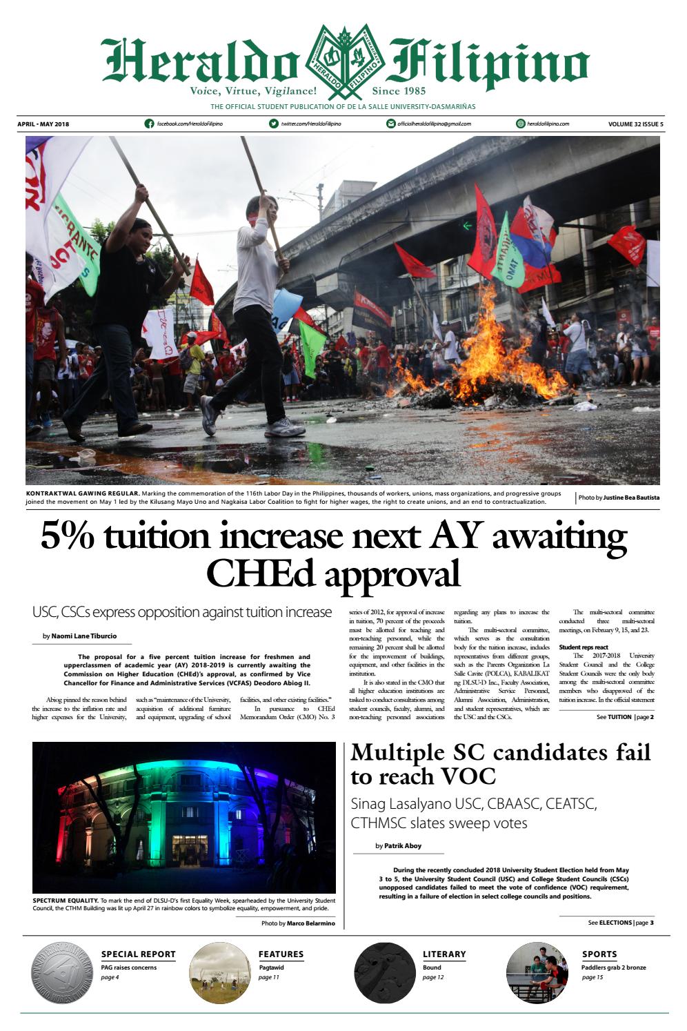 Heraldo Filipino Vol. 32 Issue 5 by Heraldo Filipino - Issuu