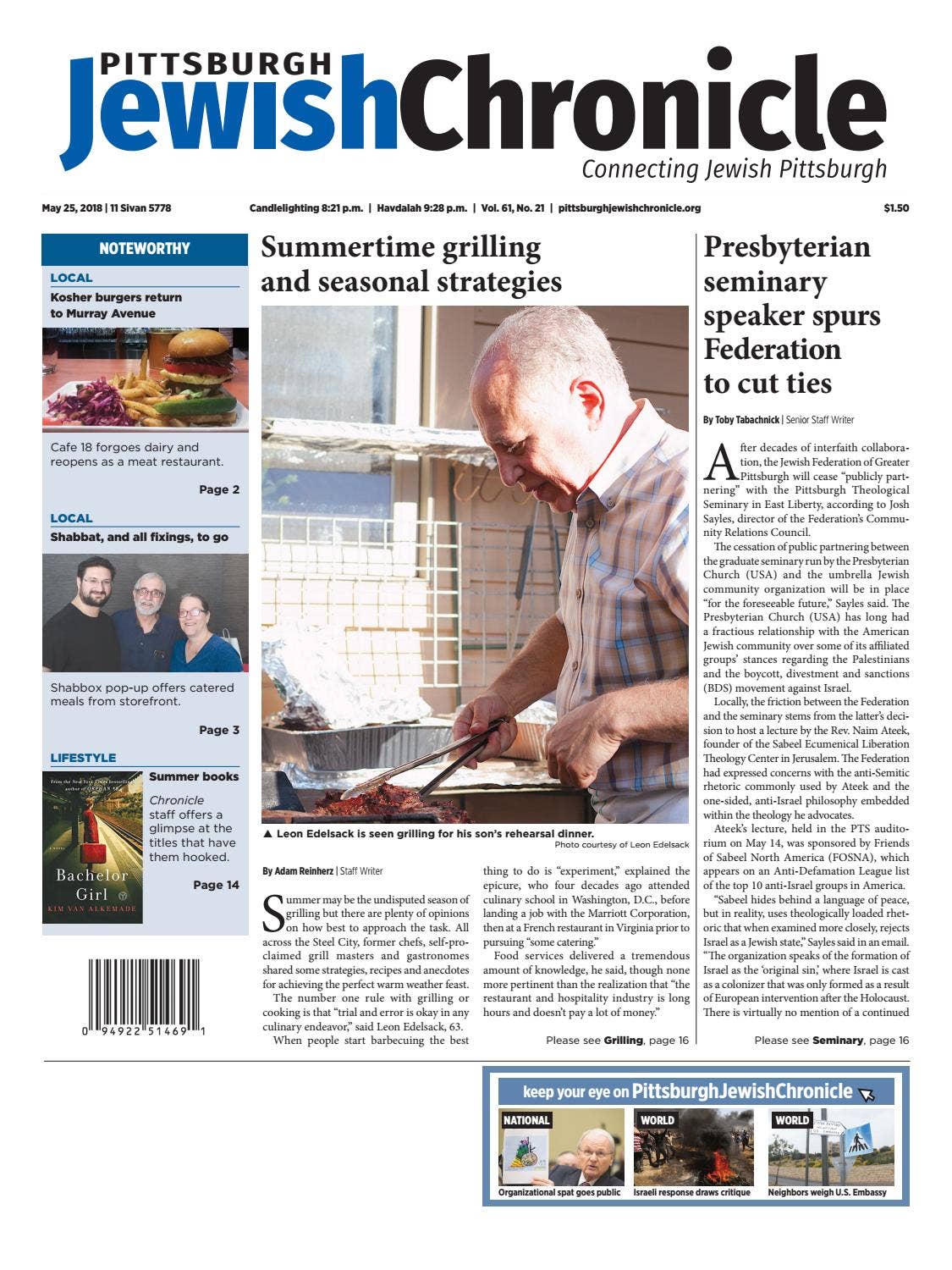 Pittsburgh Jewish Chronicle 5/25/2018 by Pittsburgh Jewish Chronicle ...
