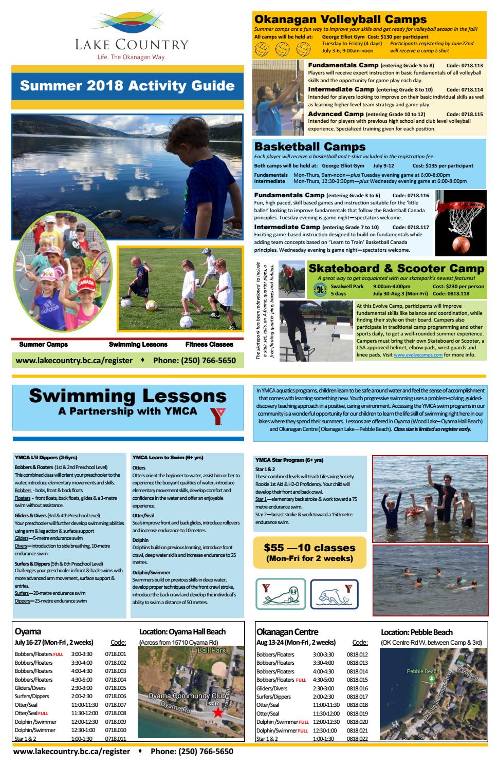 Summer 2018 Activity Guide by Lake Country - Issuu