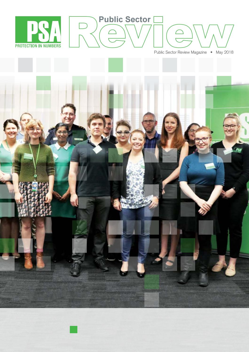 Public Sector Review Magazine May 2018 by Public Service Association of ...