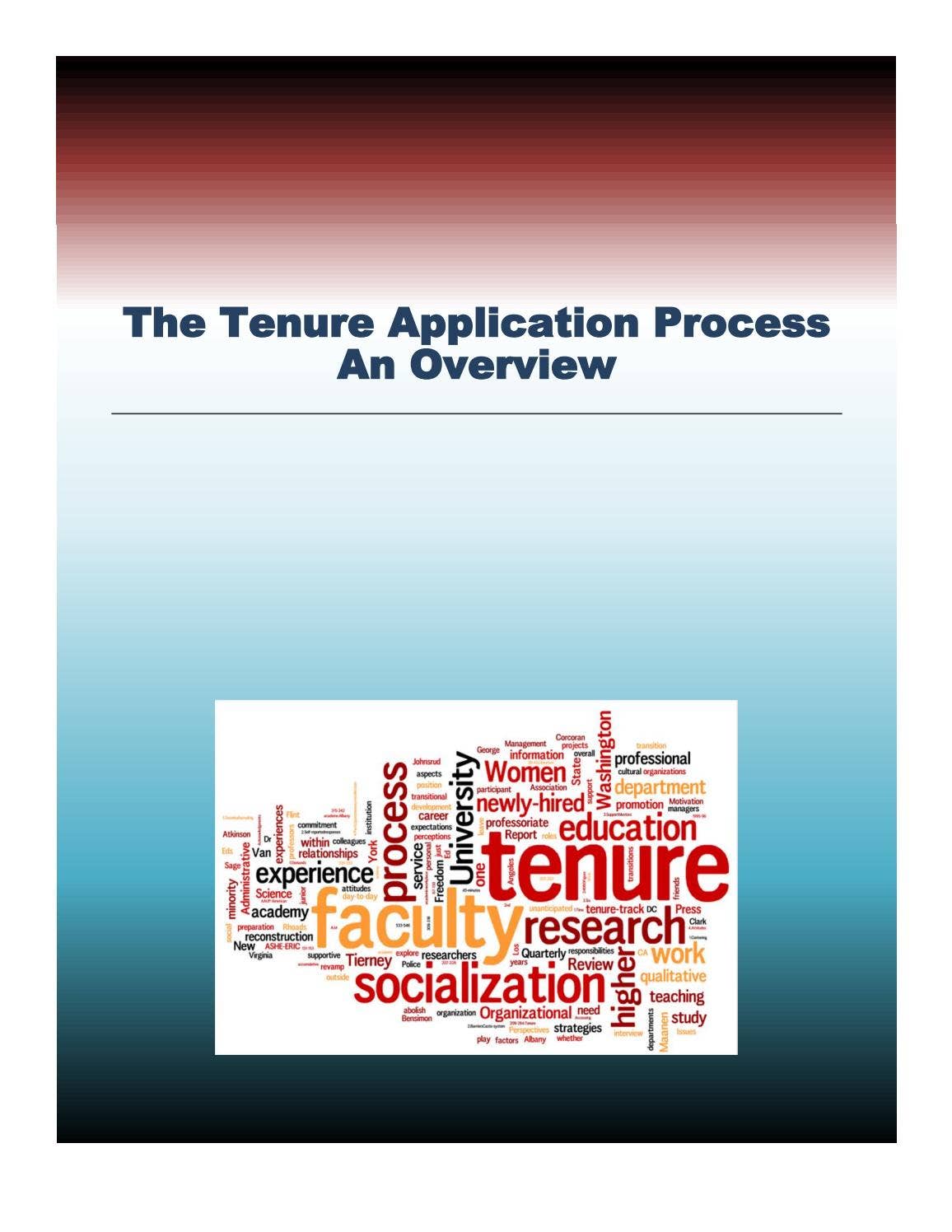 Academic Tenure Application Process by Academic Researcher - Issuu