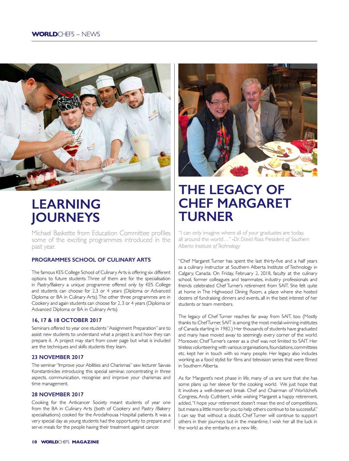 Worldchefs magazine Issue 21 by World Association of Chefs' Societies ...