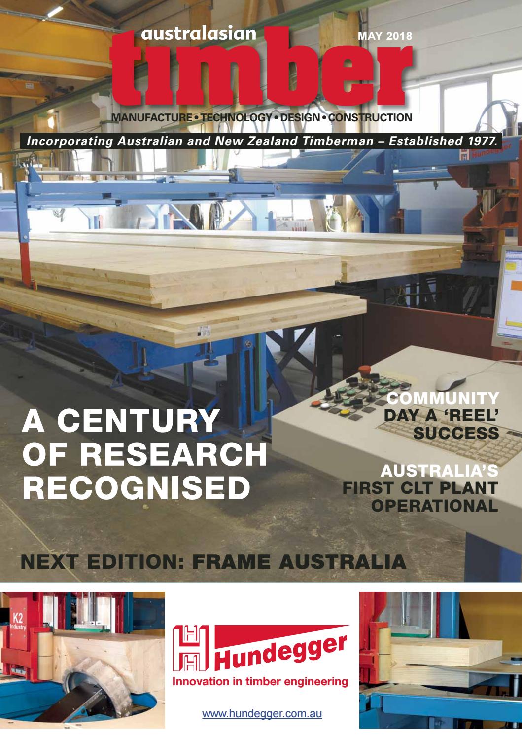 Australasian Timber - May 2018 by Provincial Press Group - Issuu