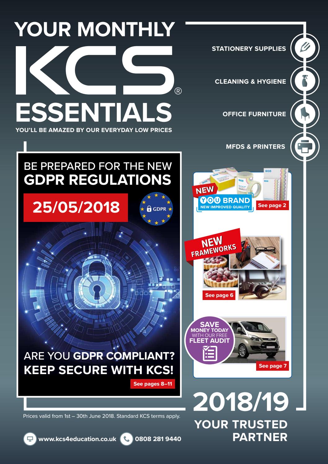 KCS Secondary Essentials June 2018 by Procurement Services - Issuu