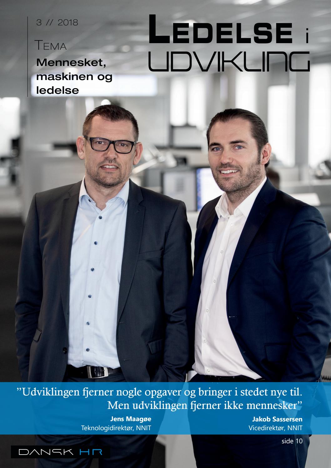 Ledelse i udvikling nr. 3 2018 - Mennesket, maskinen og ledelse by DANSK HR - Issuu