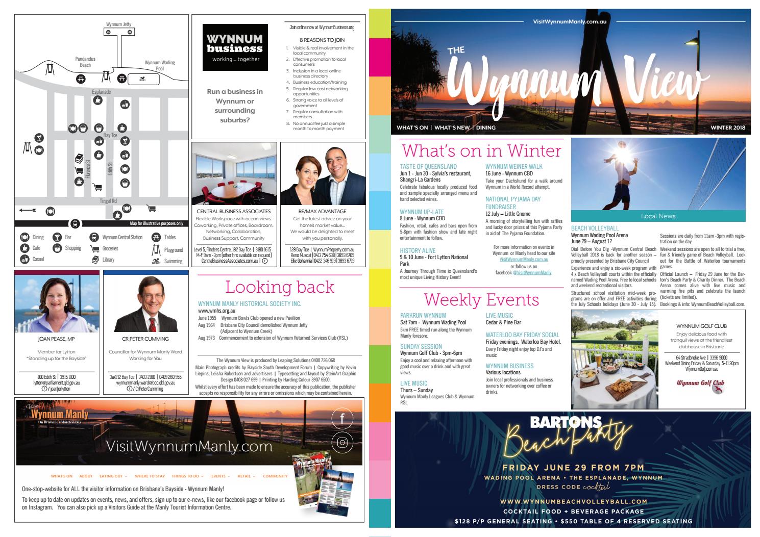 The Wynnum View - Winter 2018 by Visit Wynnum Manly - Issuu