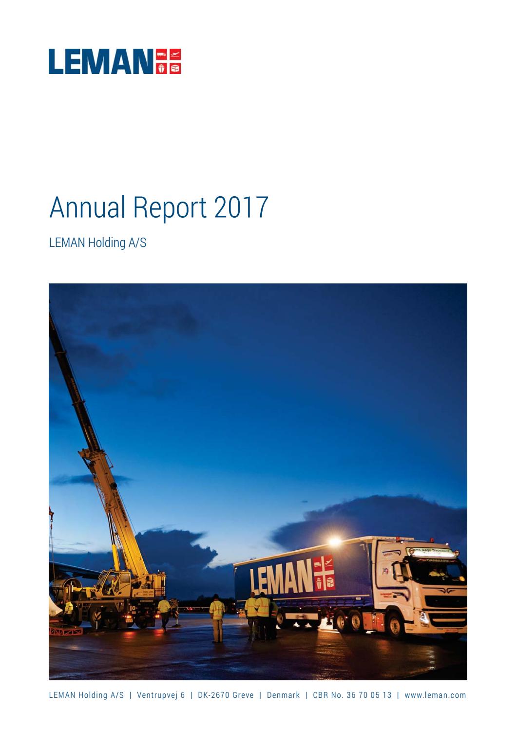 Annual Report 2017 Leman Holding by LEMAN - Issuu