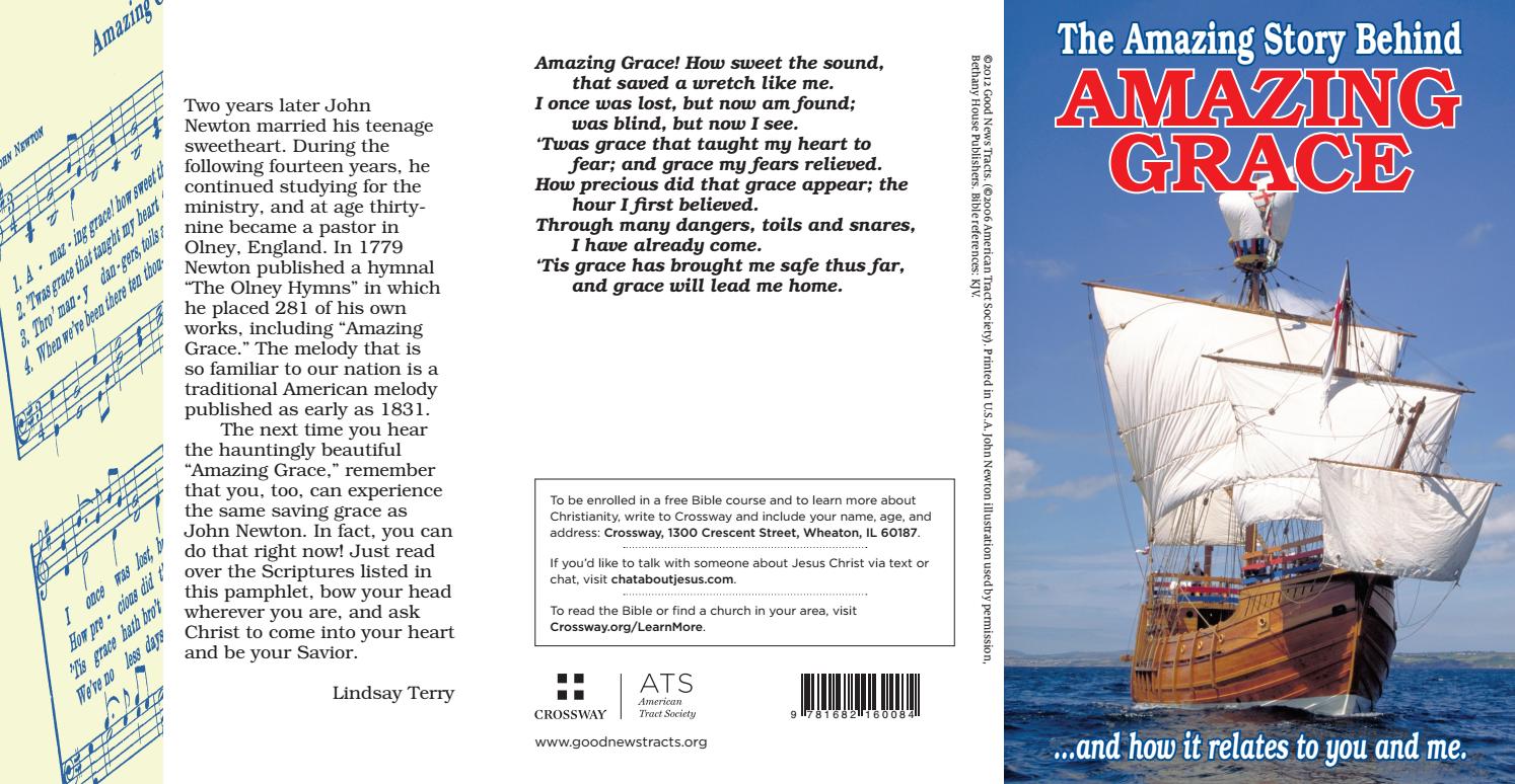 The Amazing Story Behind "Amazing Grace" by Crossway - Issuu