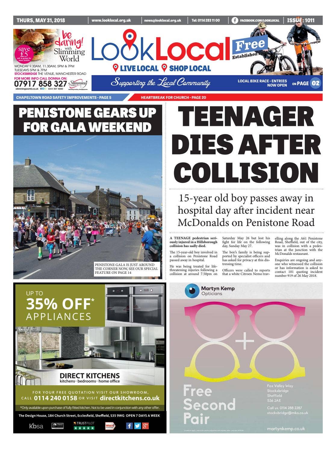 Issue 1011 Thursday 31 May 2018 by Look Local Newspaper - Issuu