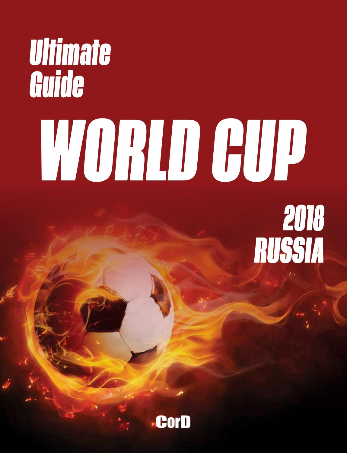 Ultimate Guide World Cup 2018 by CorD Magazine - Issuu