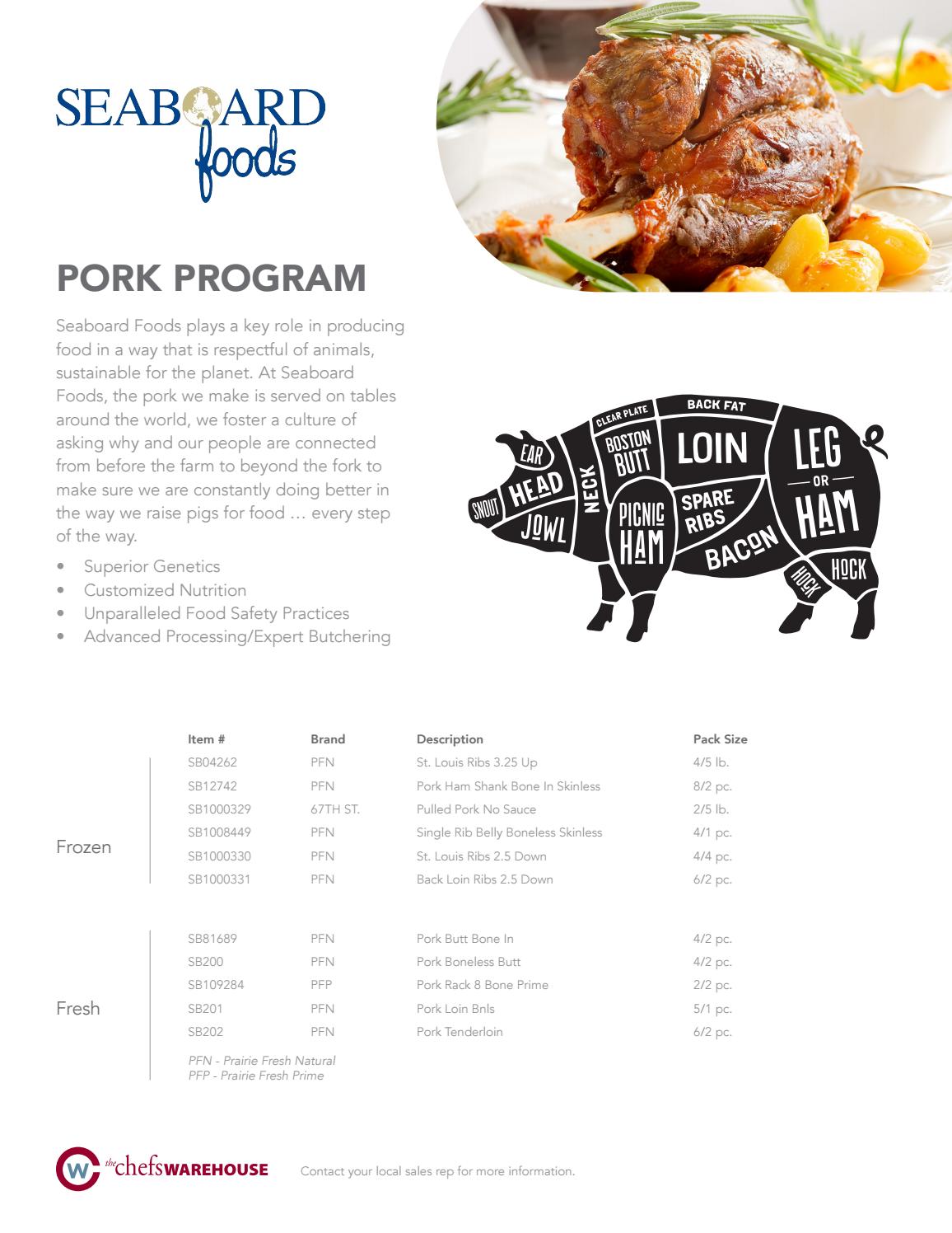 Seaboard Foods Pork Program by The Chefs' Warehouse - Issuu