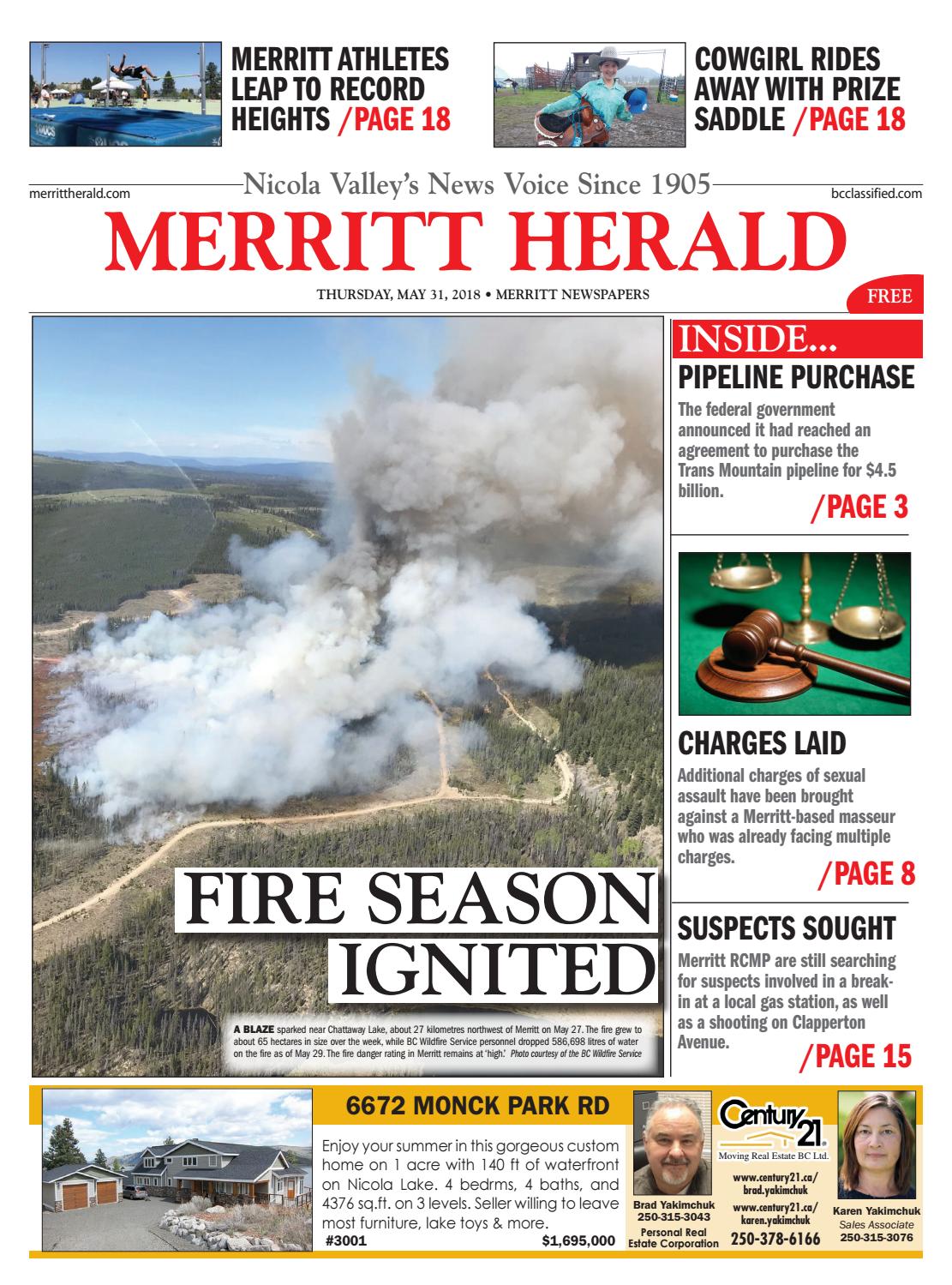 Merritt Herald May 31, 2018 by Merritt Herald - Issuu