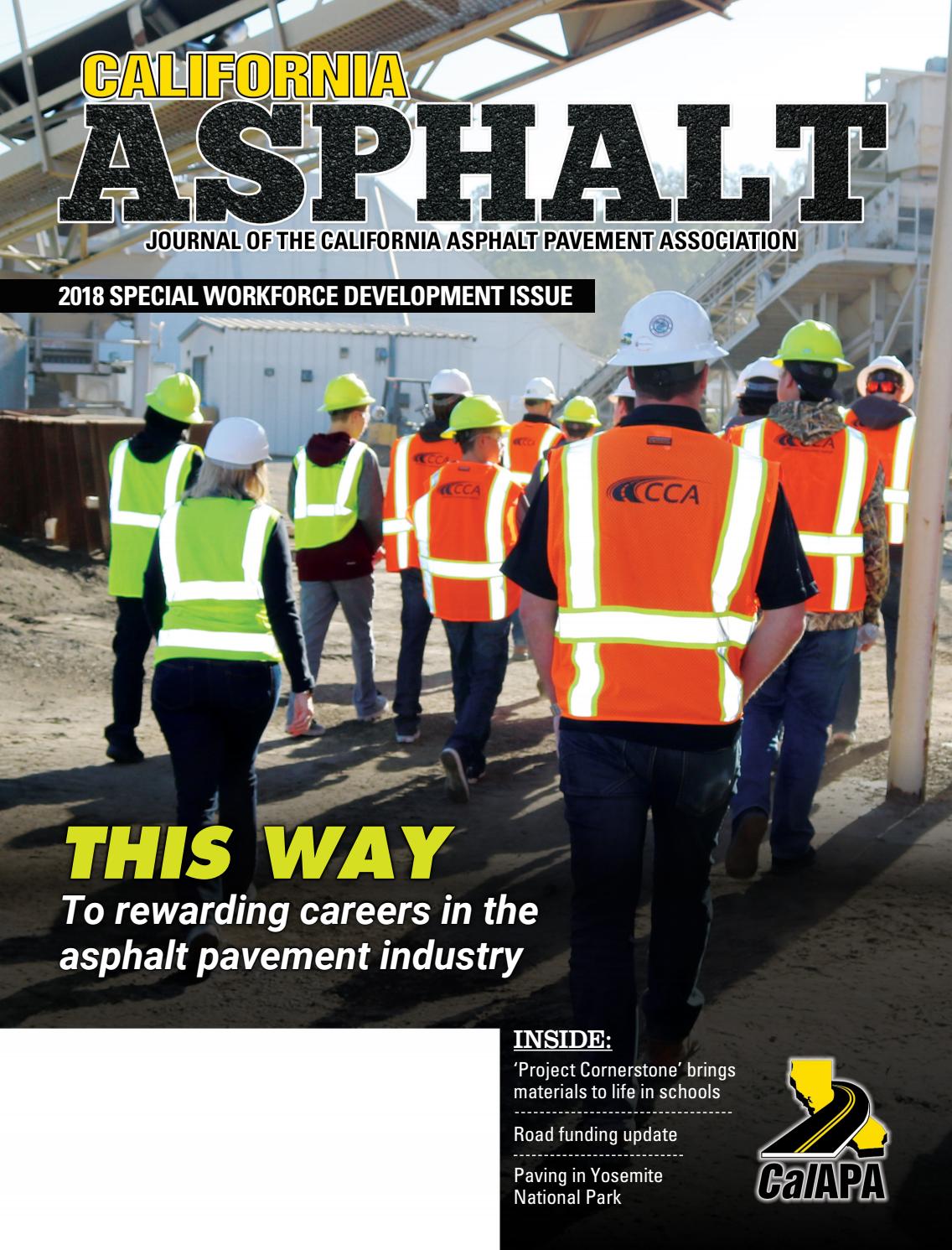 California Asphalt Magazine Special Workforce Development Issue 2018 by ...