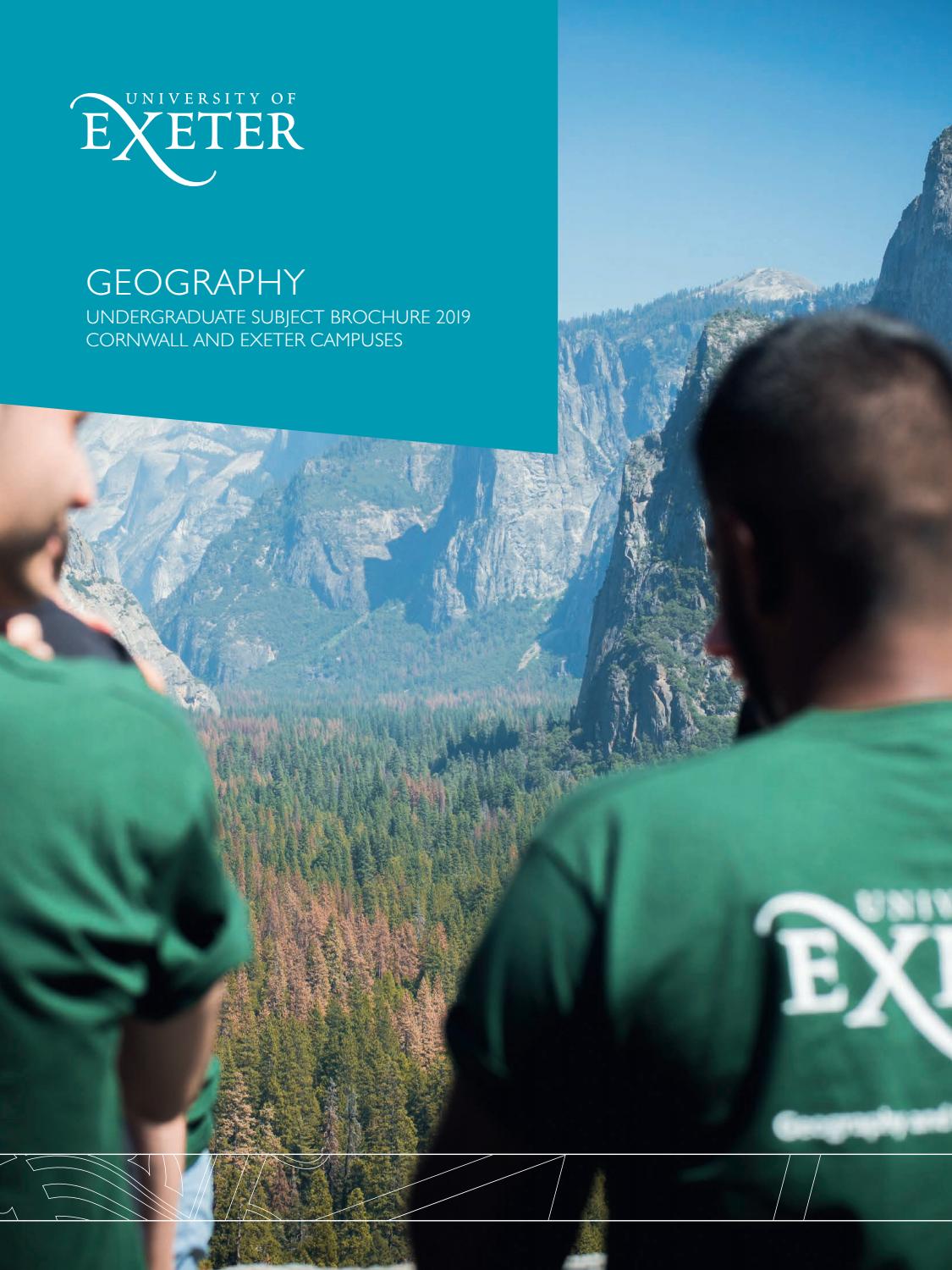 Geography, Environmental Science and Human Sciences undergraduate ...