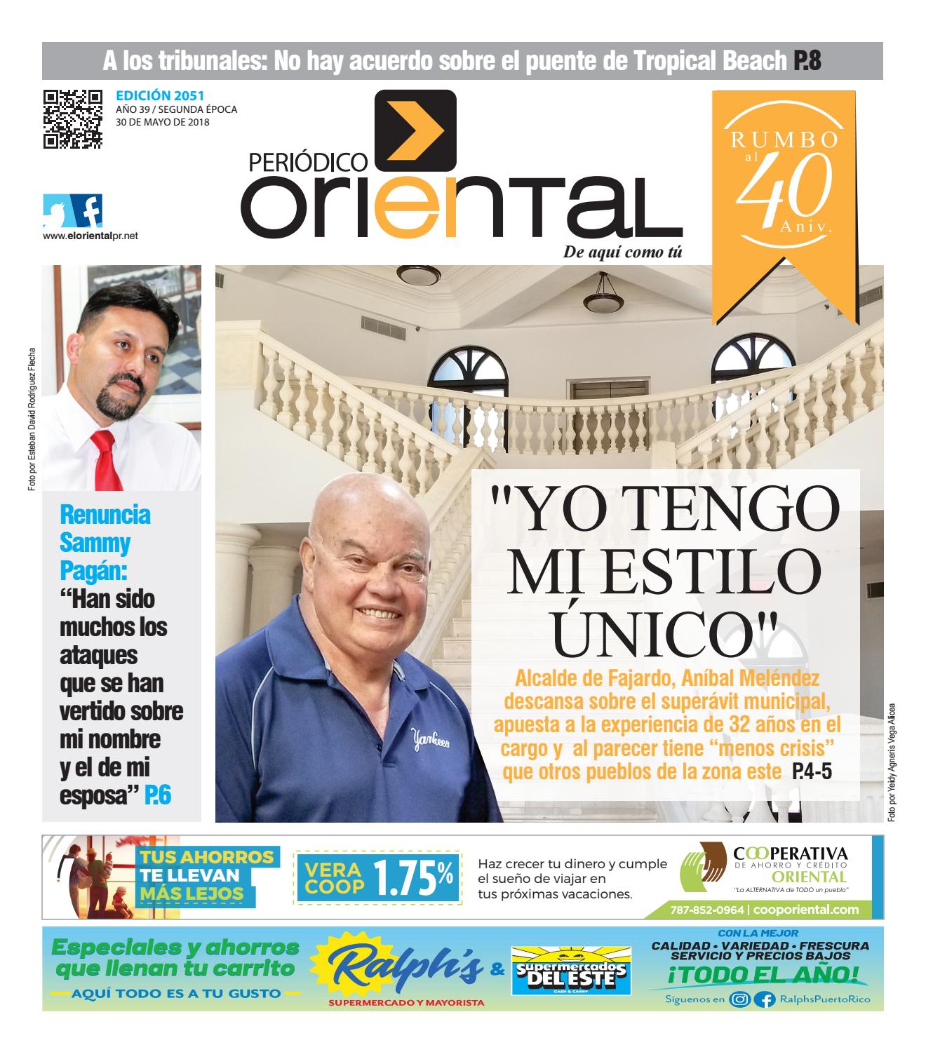 Periódico El Oriental | 30 de mayo de 2017 | EO 2051 by Periódico El Oriental - Issuu
