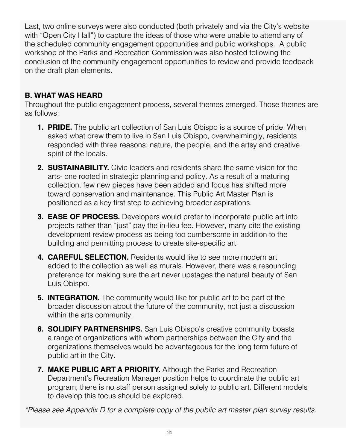 San Luis Obispo California Public Art Master Plan by Designing Local - Issuu
