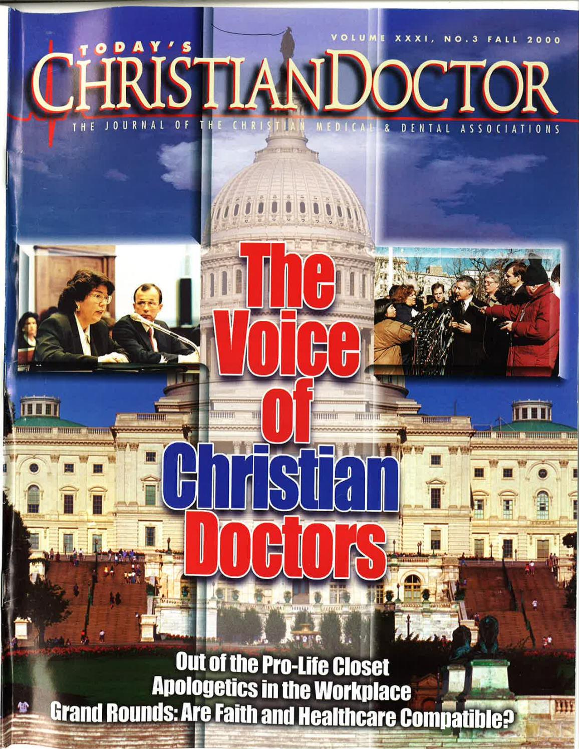 Today's Christian Doctor - Fall 2000 by Christian Medical & Dental ...