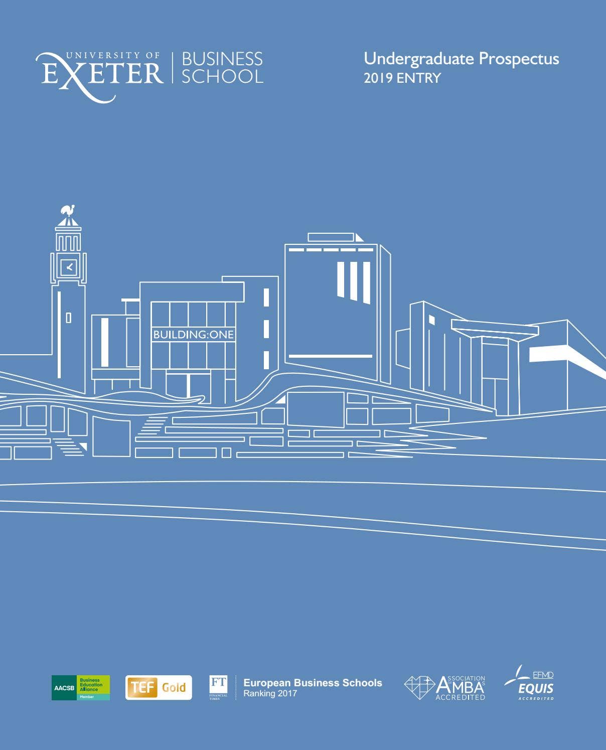 Business School Undergraduate Prospectus 2019 by University of Exeter ...
