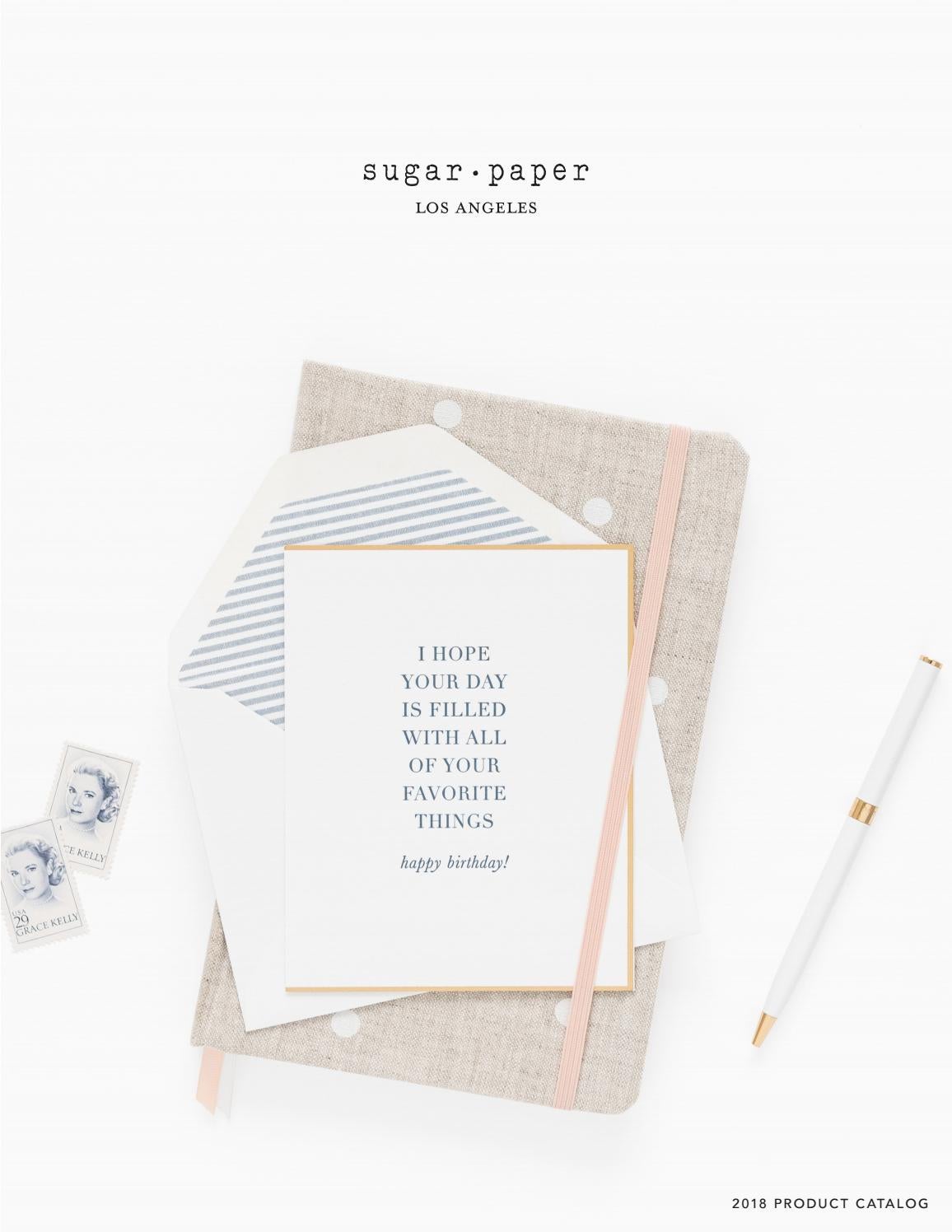 Sugar Paper 2018 Product Catalog by Sugar Paper Los Angeles - Issuu