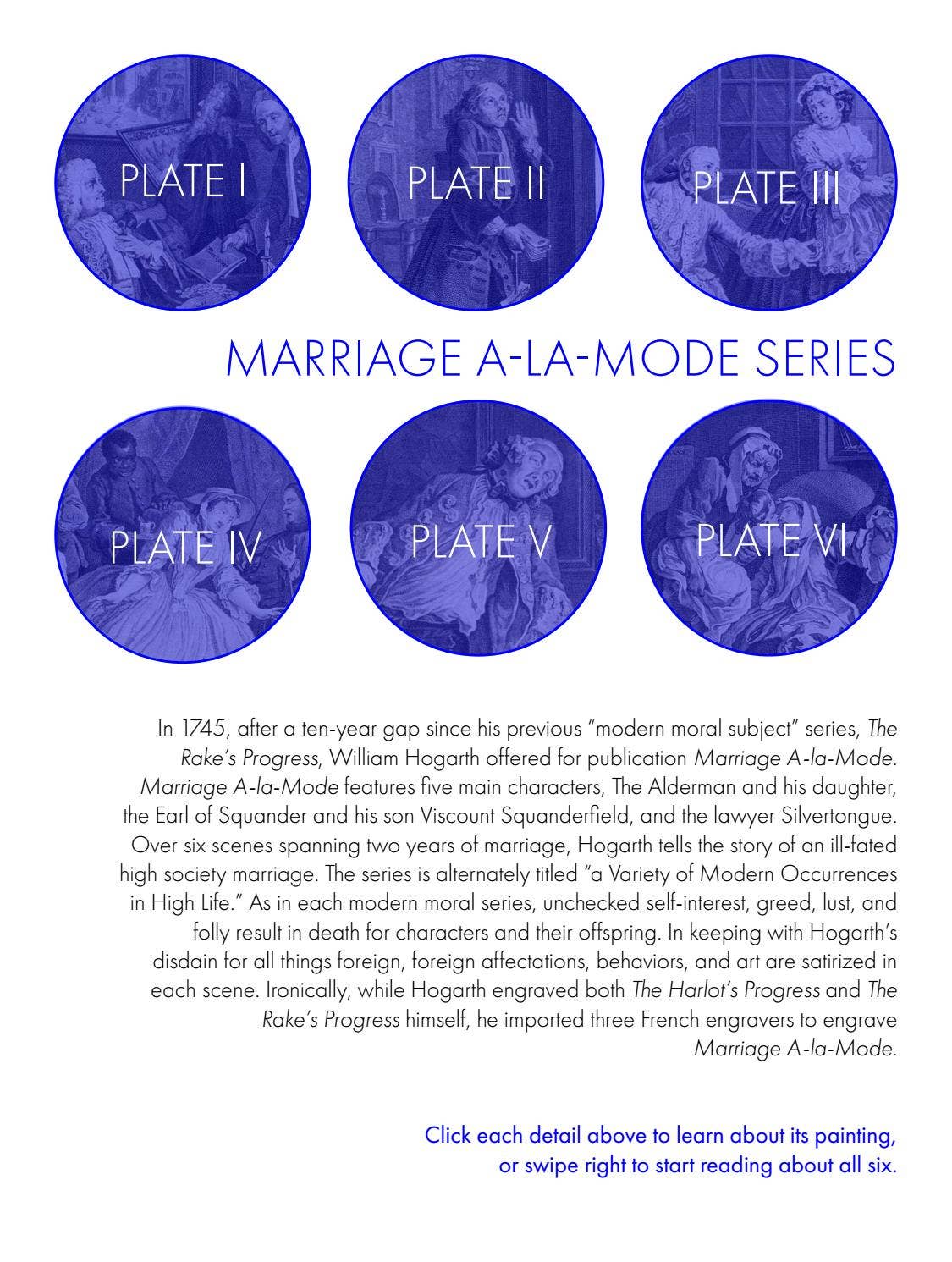 William Hogarth's "Marriage a-la-Mode" gallery guide by LSU Museum of ...