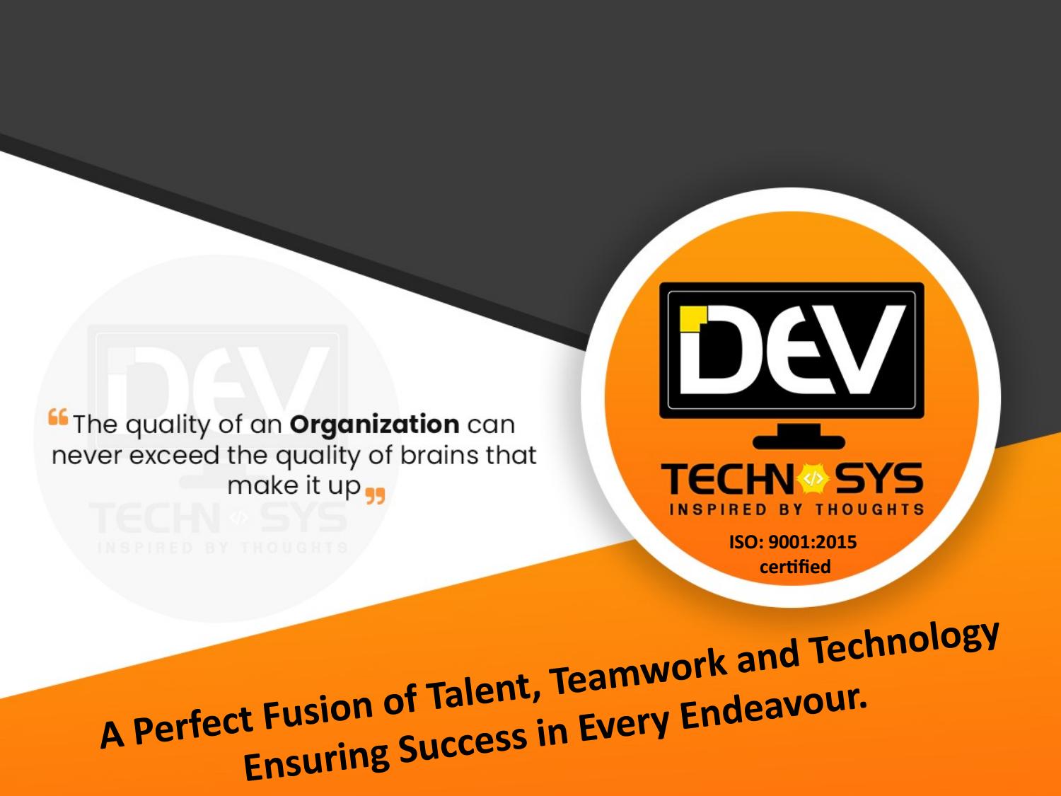 Dev Technosys Pvt. Ltd. - Mobile App & Web Development Company by Dev ...