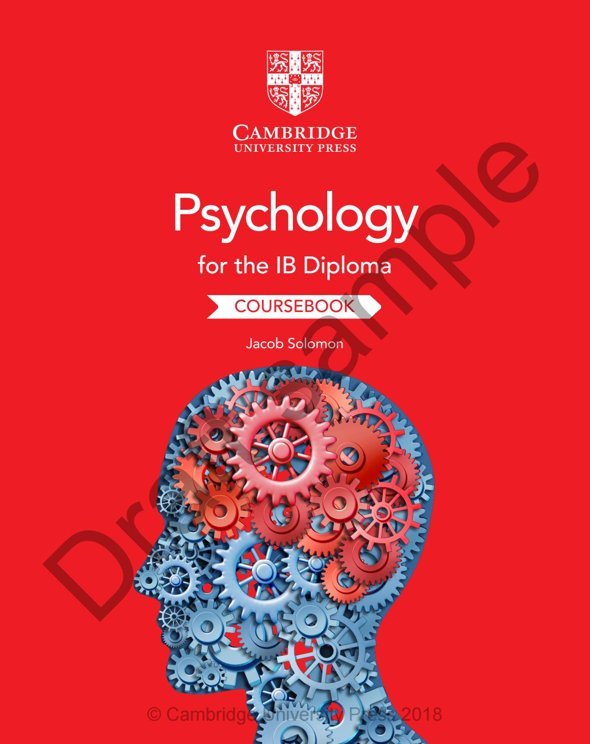 Preview Psychology for the IB Diploma Coursebook by Cambridge ...