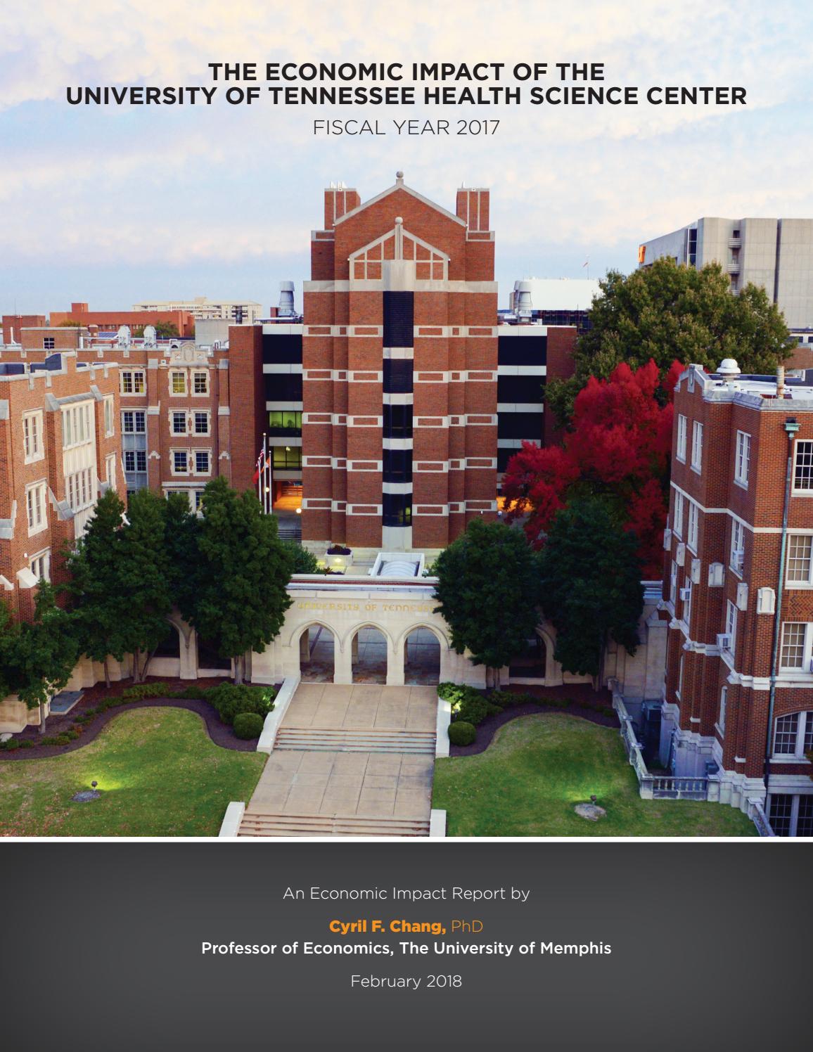 Economic Impact of UTHSC by University of Tennessee Health Science ...